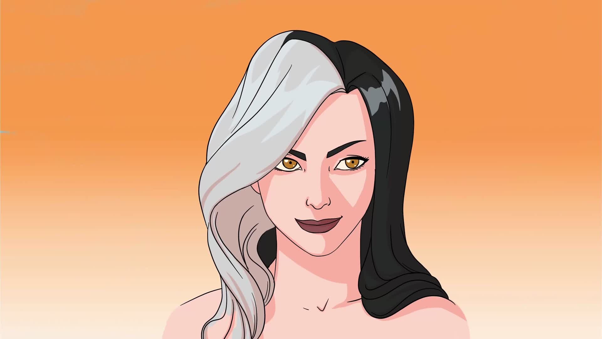 ArtStation - Blanche 2d Animated - Practice