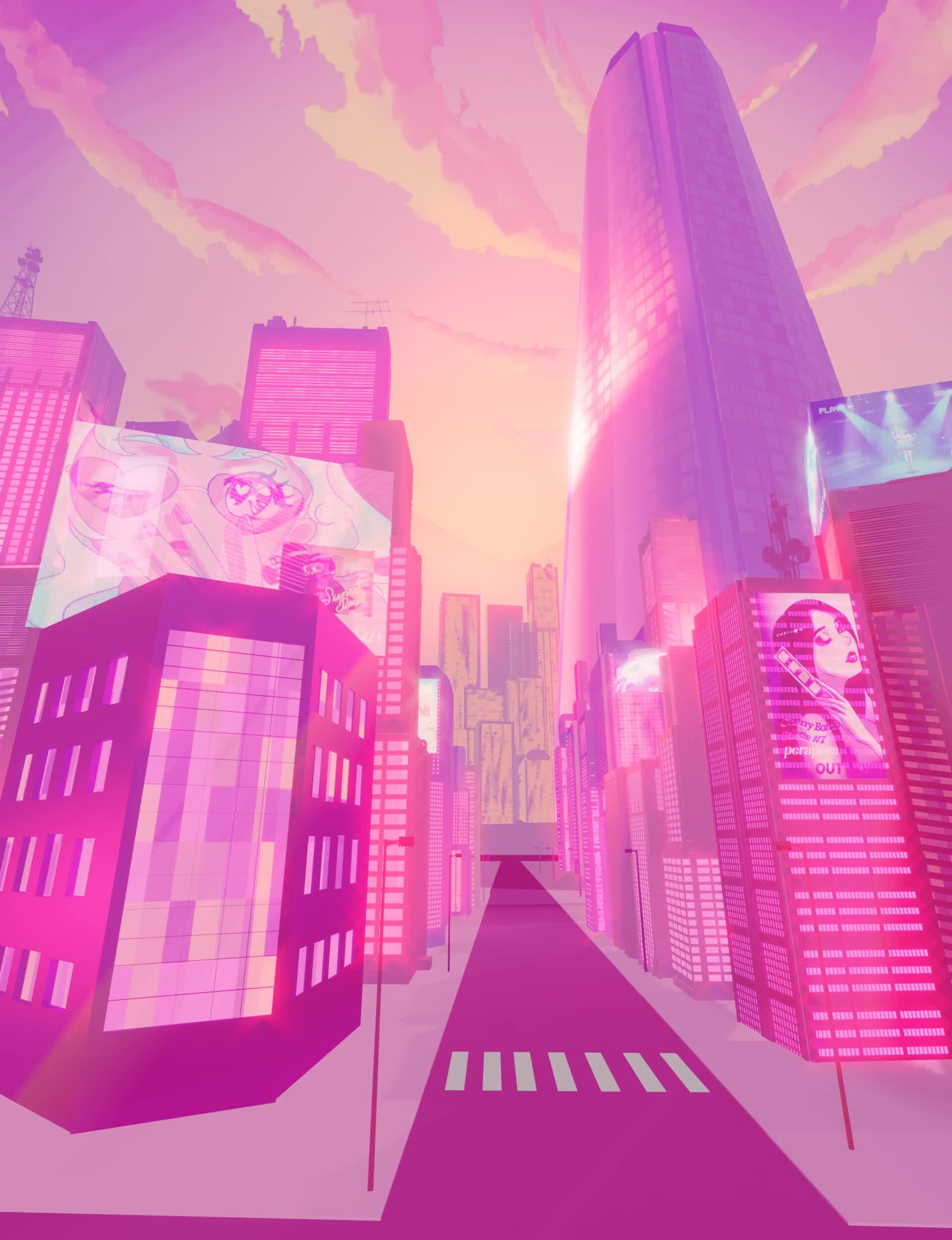 ArtStation - Project Echo - Backgrounds 3D - City