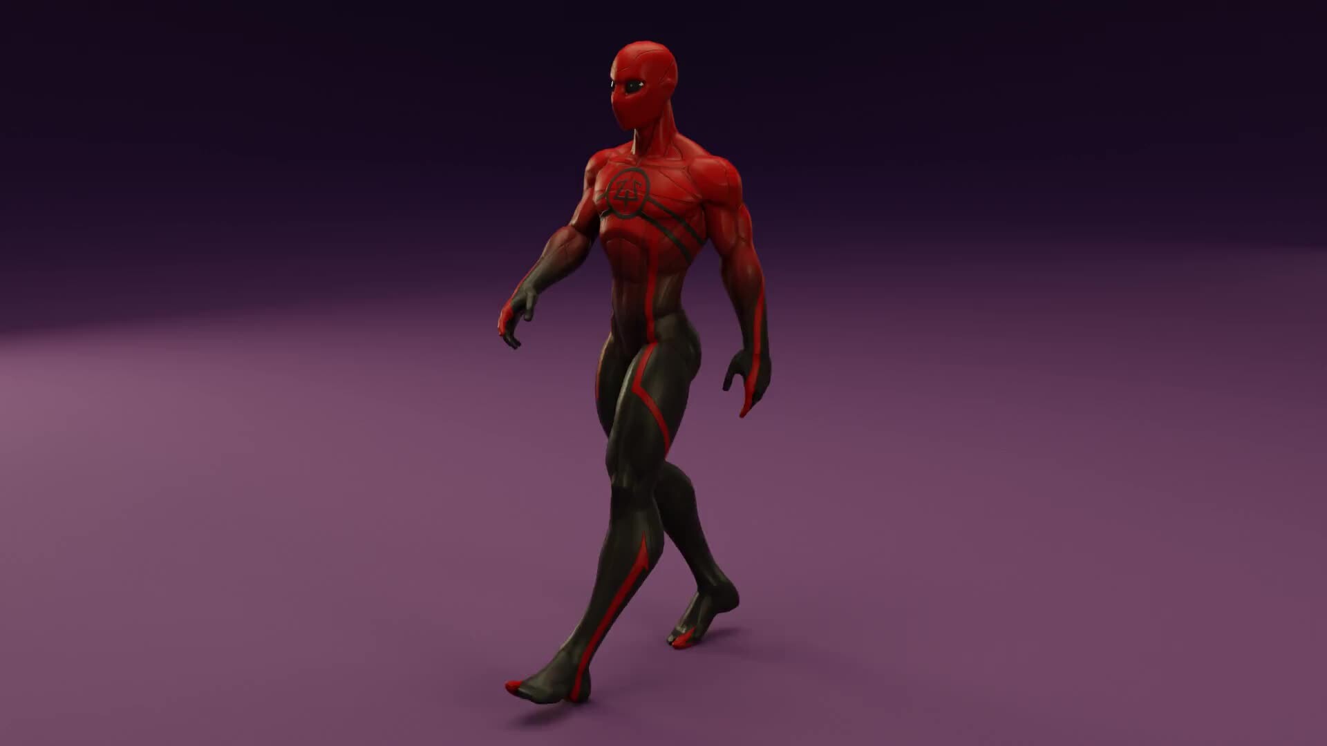 ArtStation - 3D Character - Walk Cycle Renders
