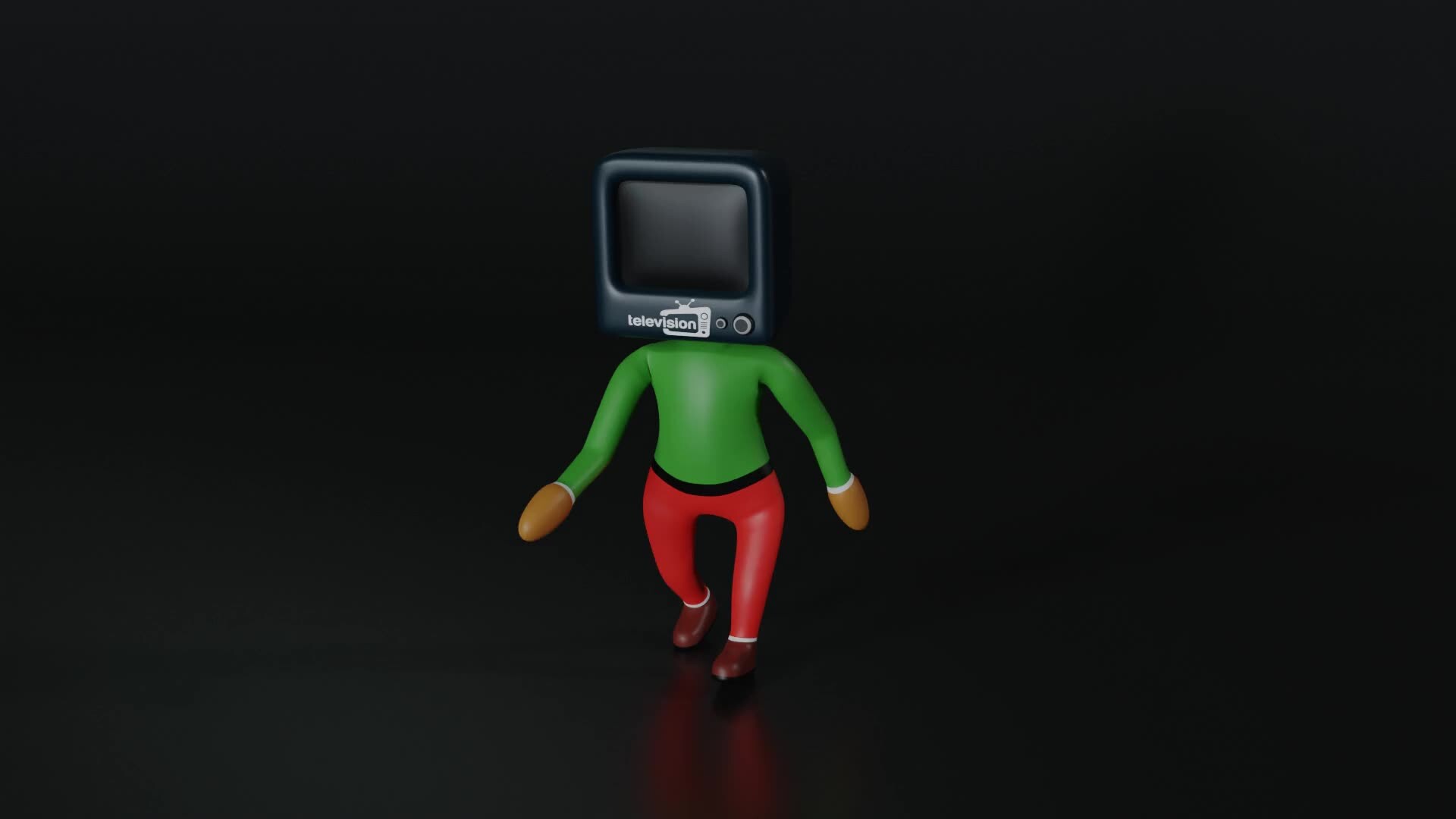 ArtStation - TV Man Walk Cycle