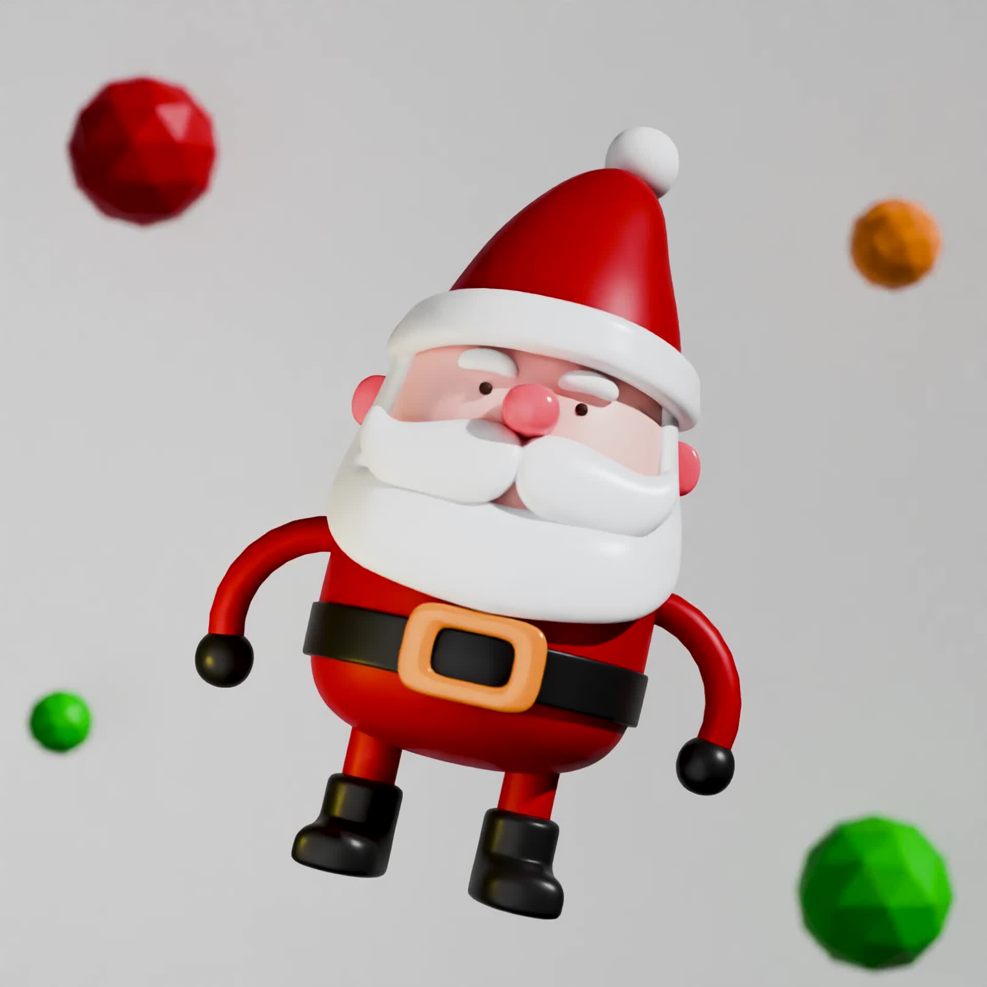 ArtStation - Cartoon Santa