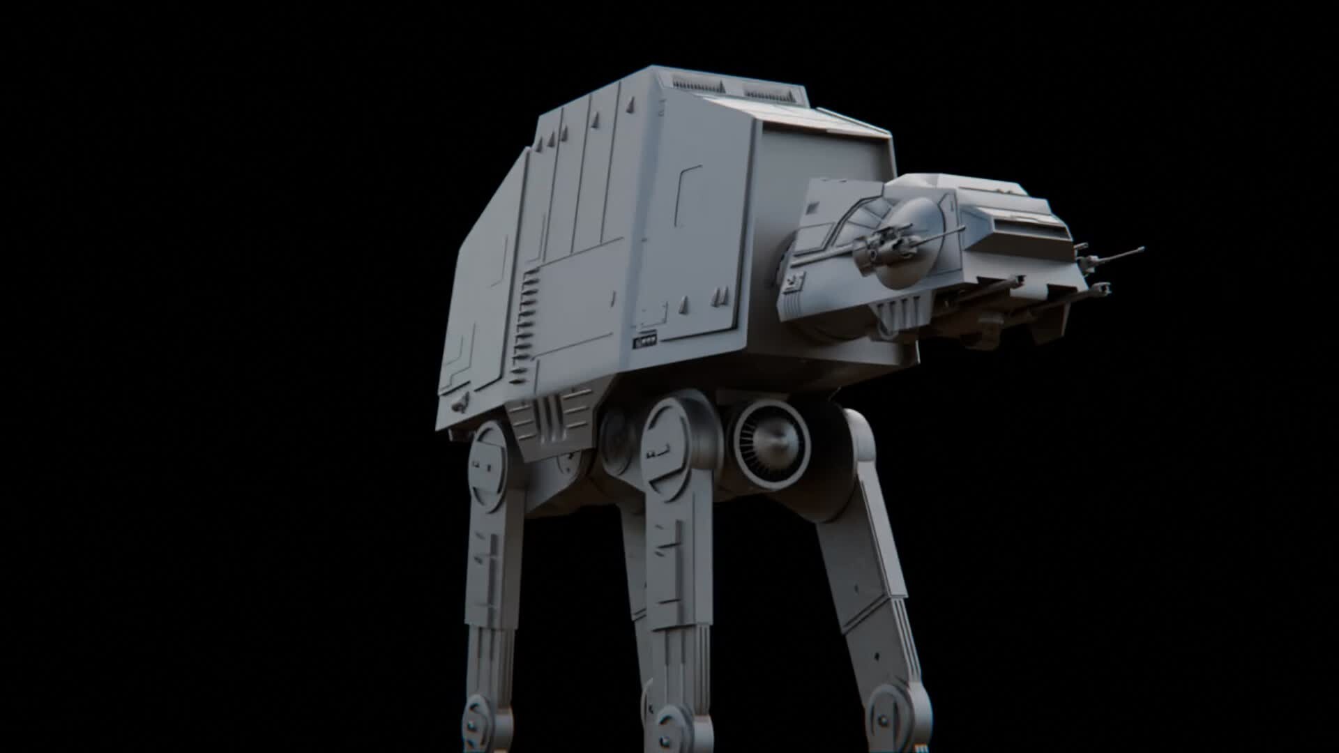 ArtStation - ATAT destroyed