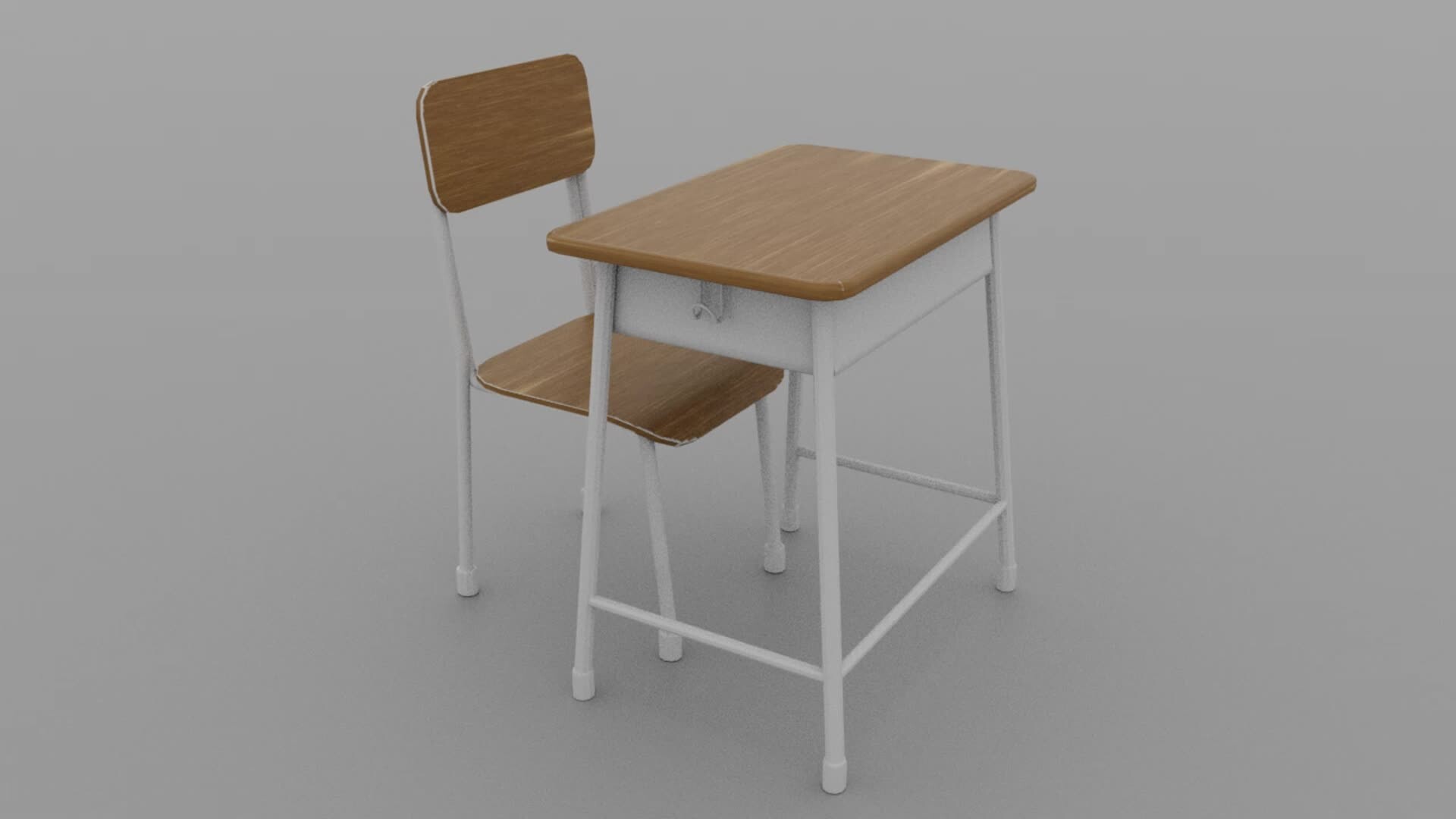 ArtStation - Desk-Chair set 3D Modelling