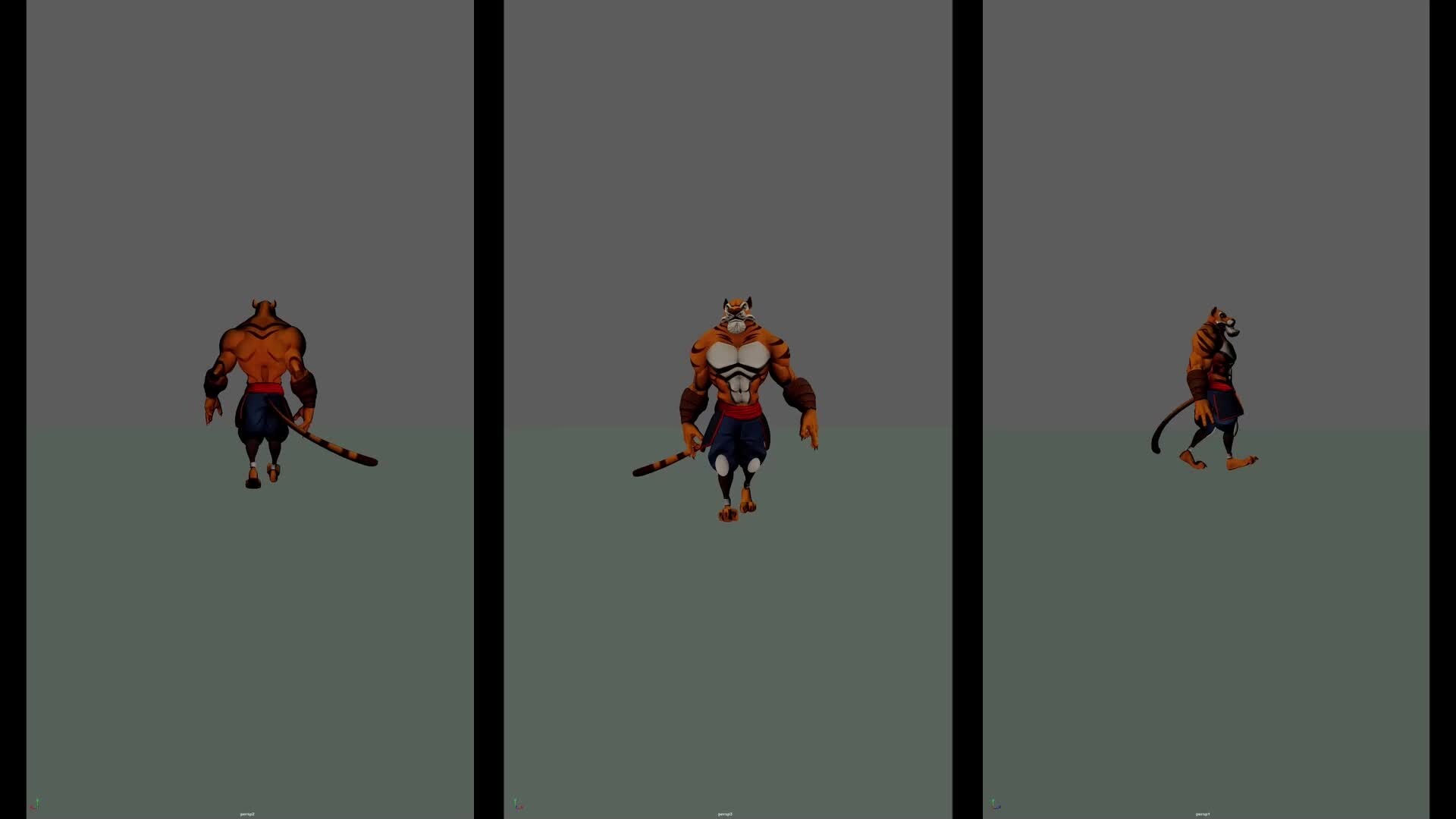 ArtStation - Animation: Walk, Run, and Iidle Cycle