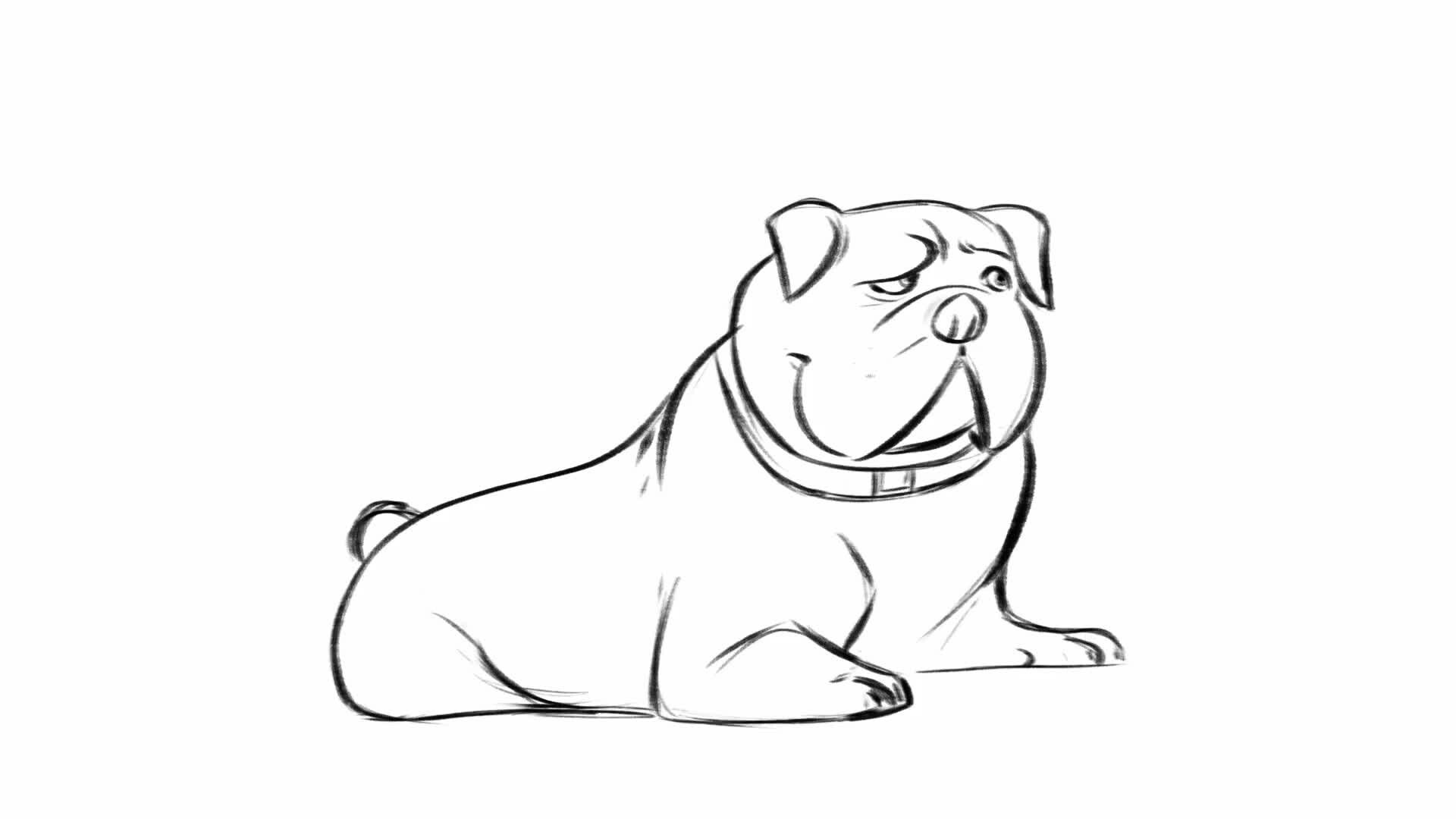 ArtStation - Greeting My Dog - 2D Animation Exercise a Change of Expression