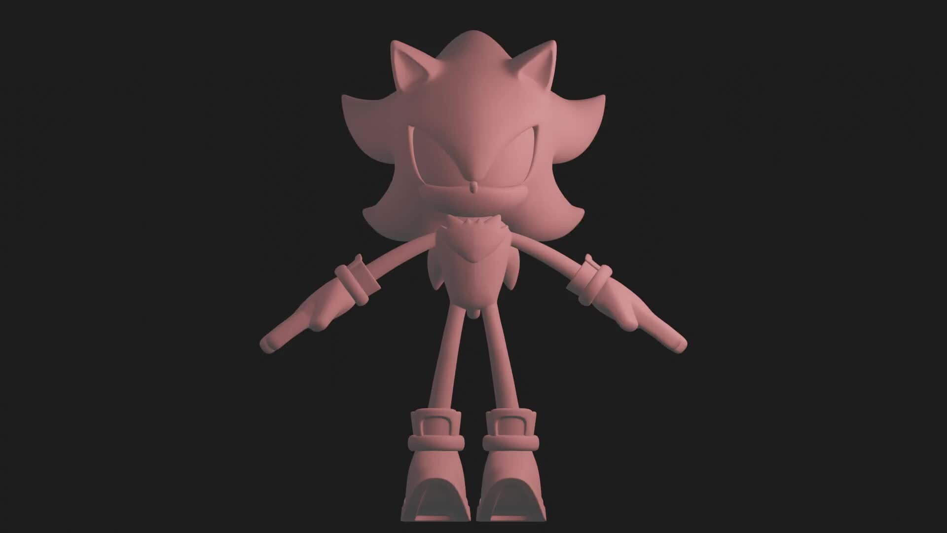 ArtStation - Shadow the Hedgehog 3D Model