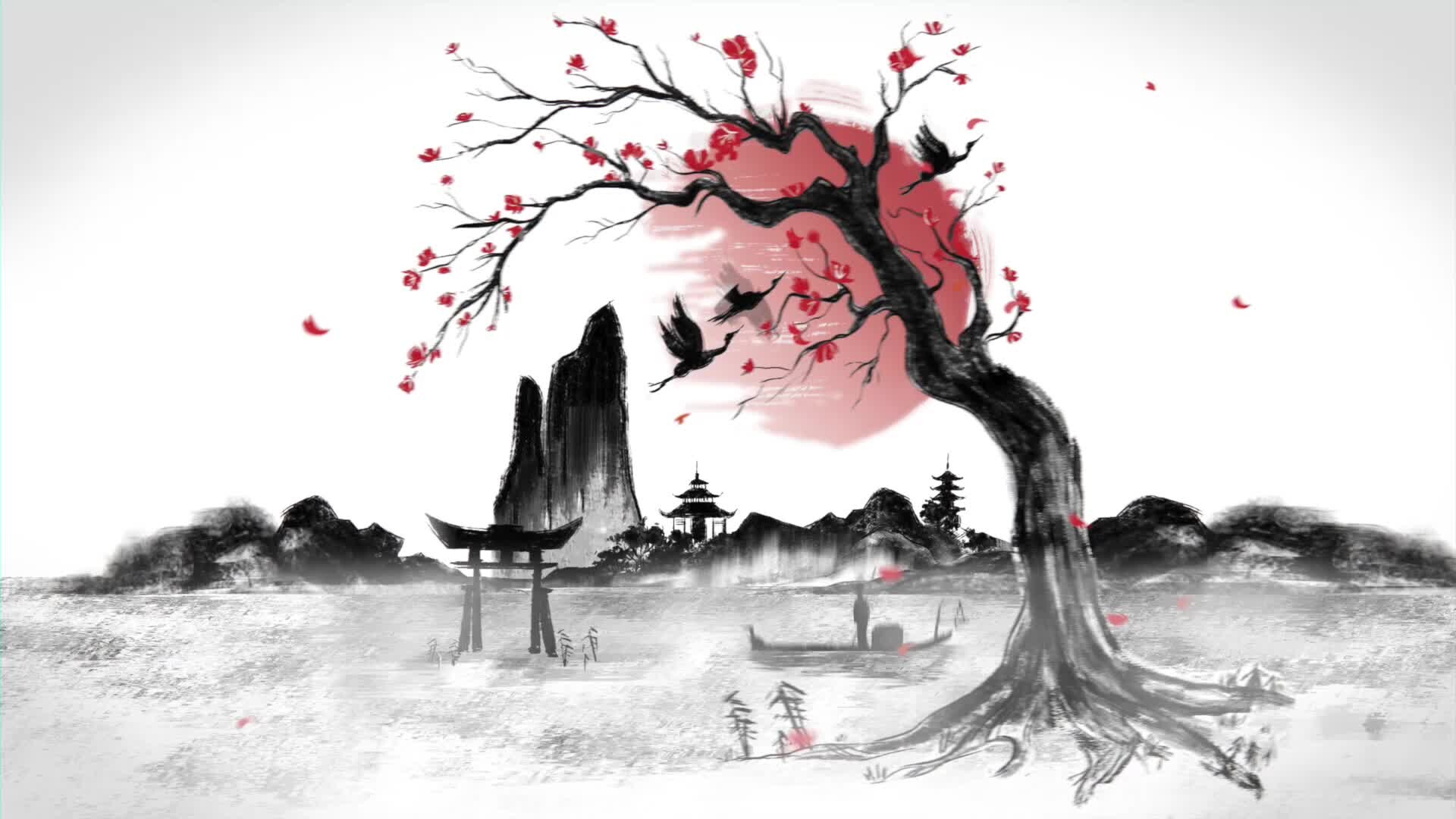 ArtStation - Camera Mapping on a illustration by Daisy Ingrosso - Japan ...