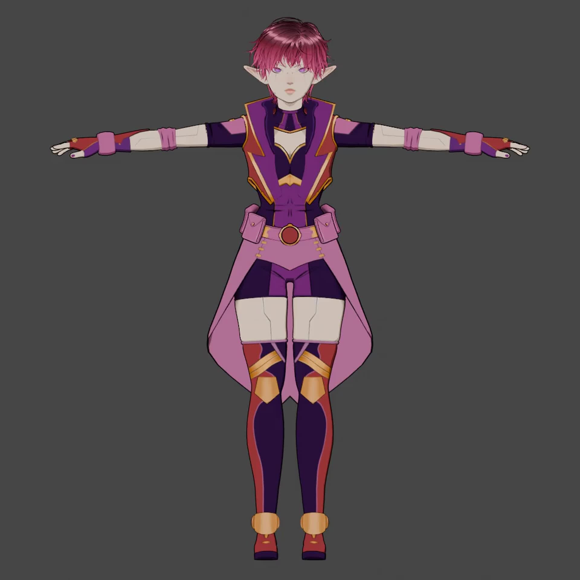 ArtStation - Ayla 3d character(Fanart)