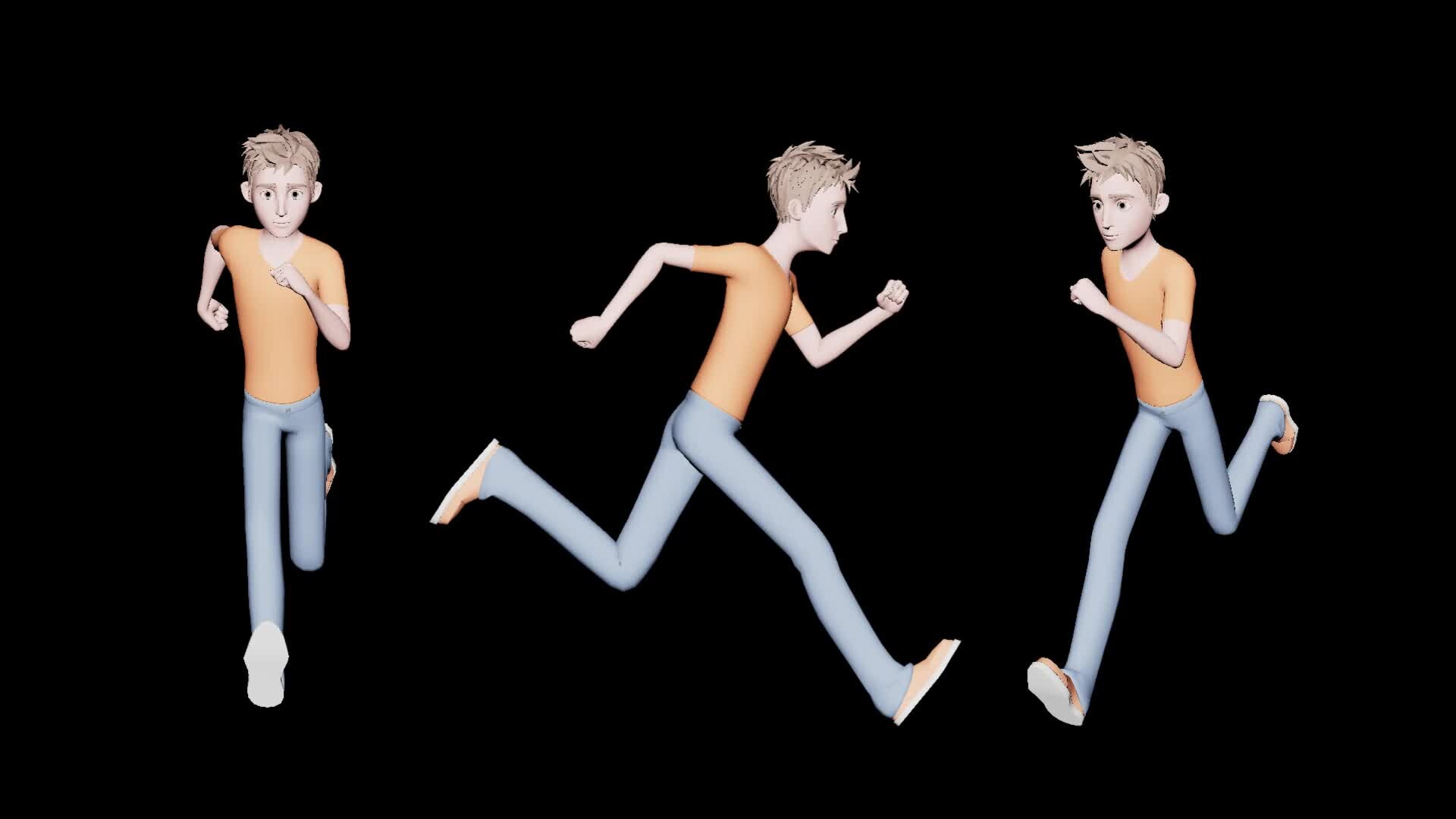 ArtStation - 3D animation running practice