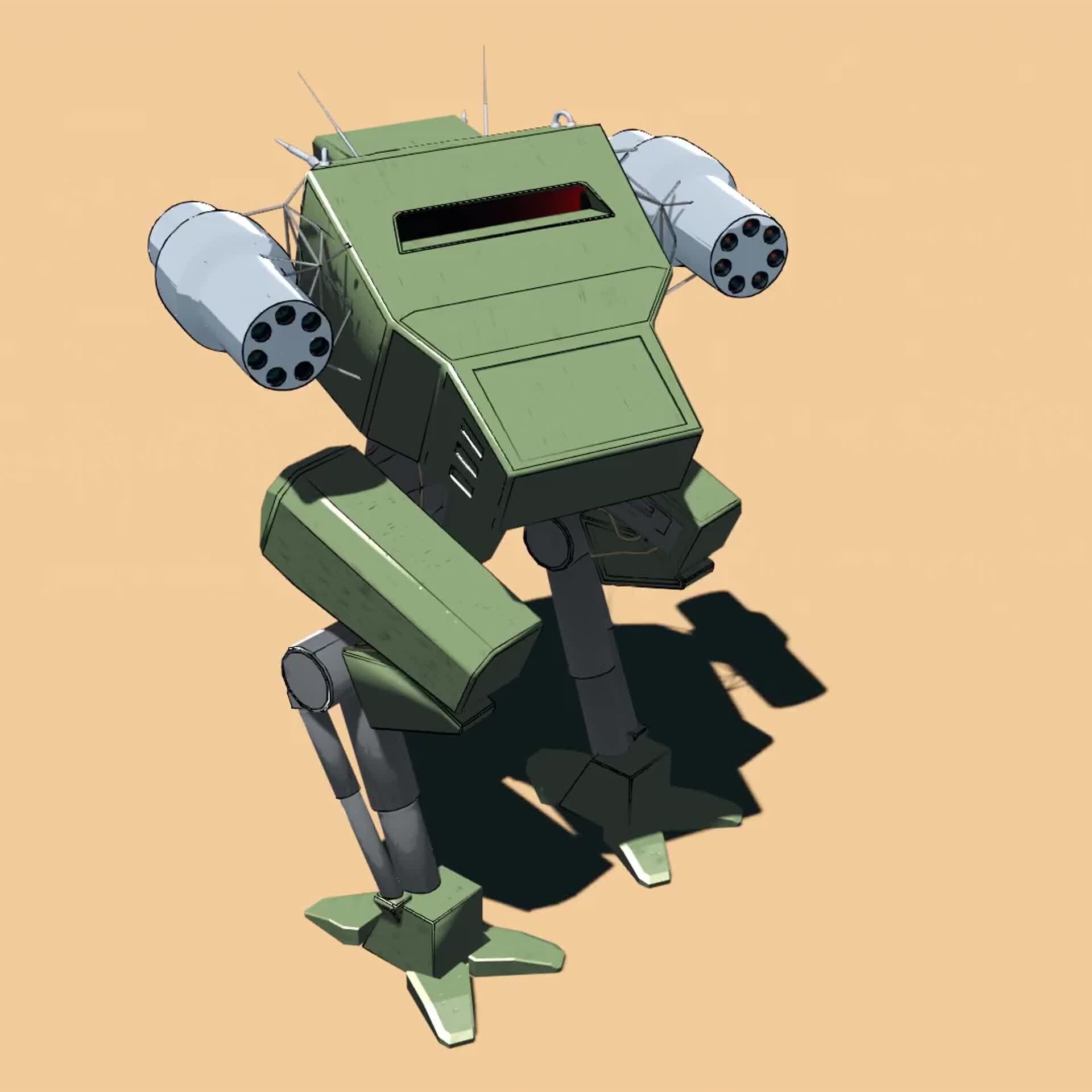 ArtStation - Scout Mech