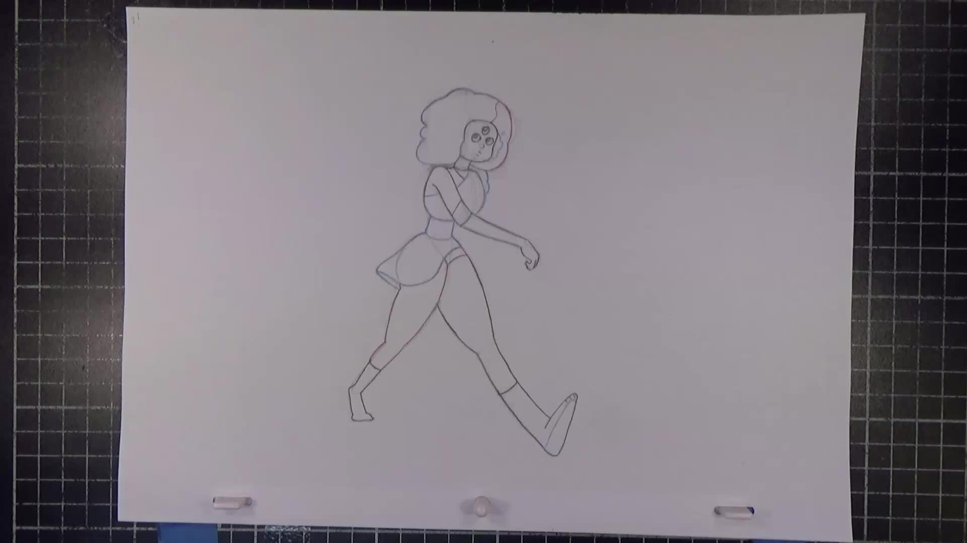 ArtStation - Animation marche 3/4