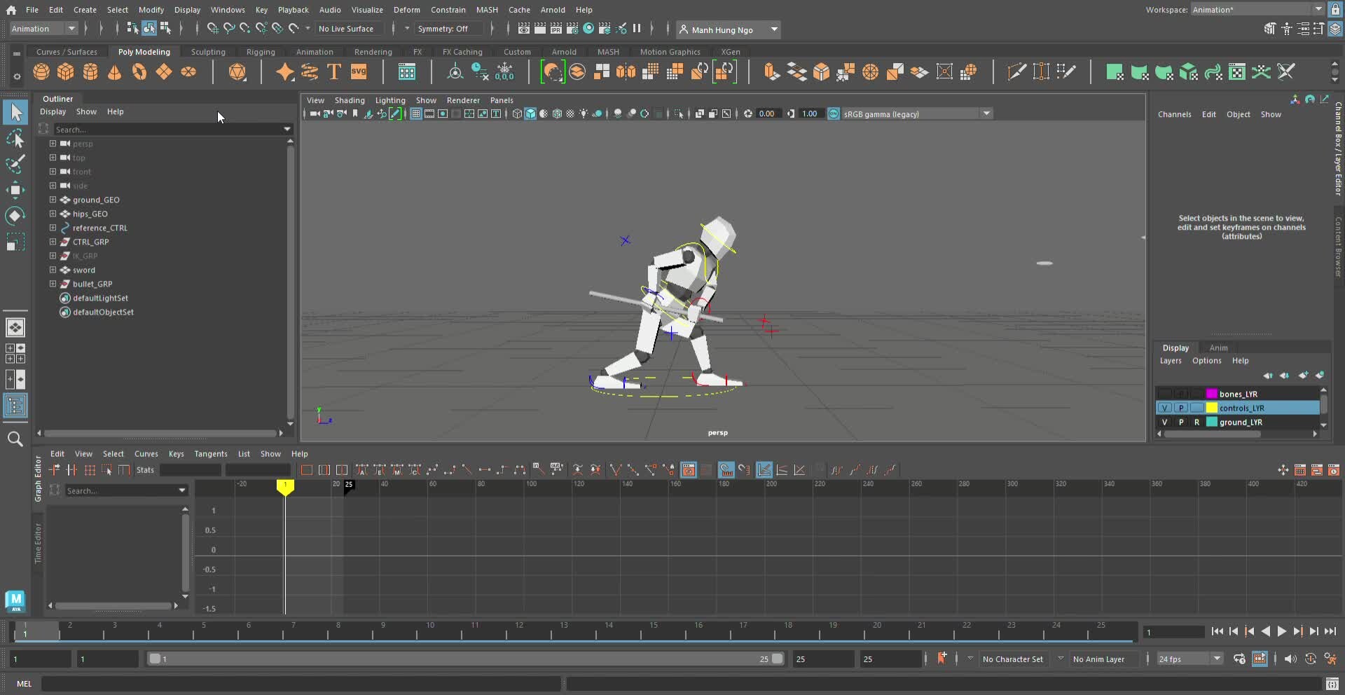 ArtStation - Bullet parry animation