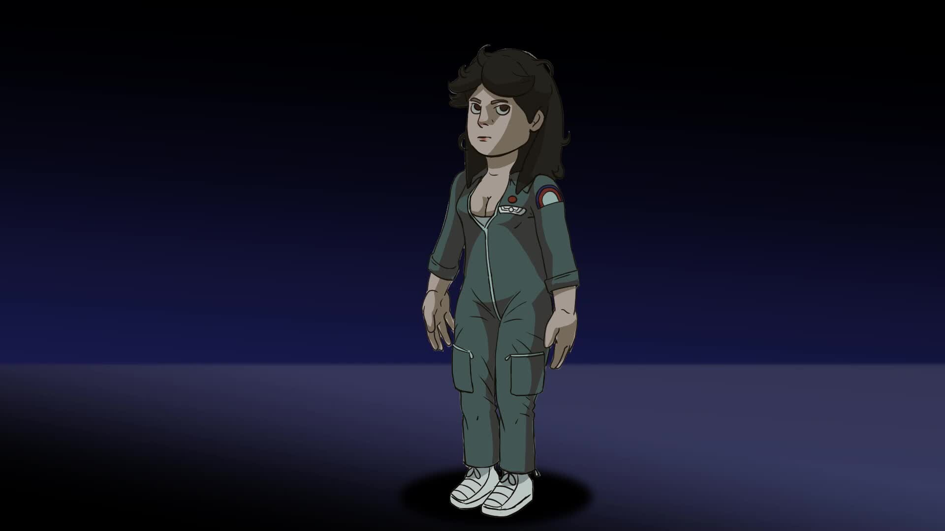 ArtStation - Charcater Turnaround Ellen Ripley (Alien 1979)