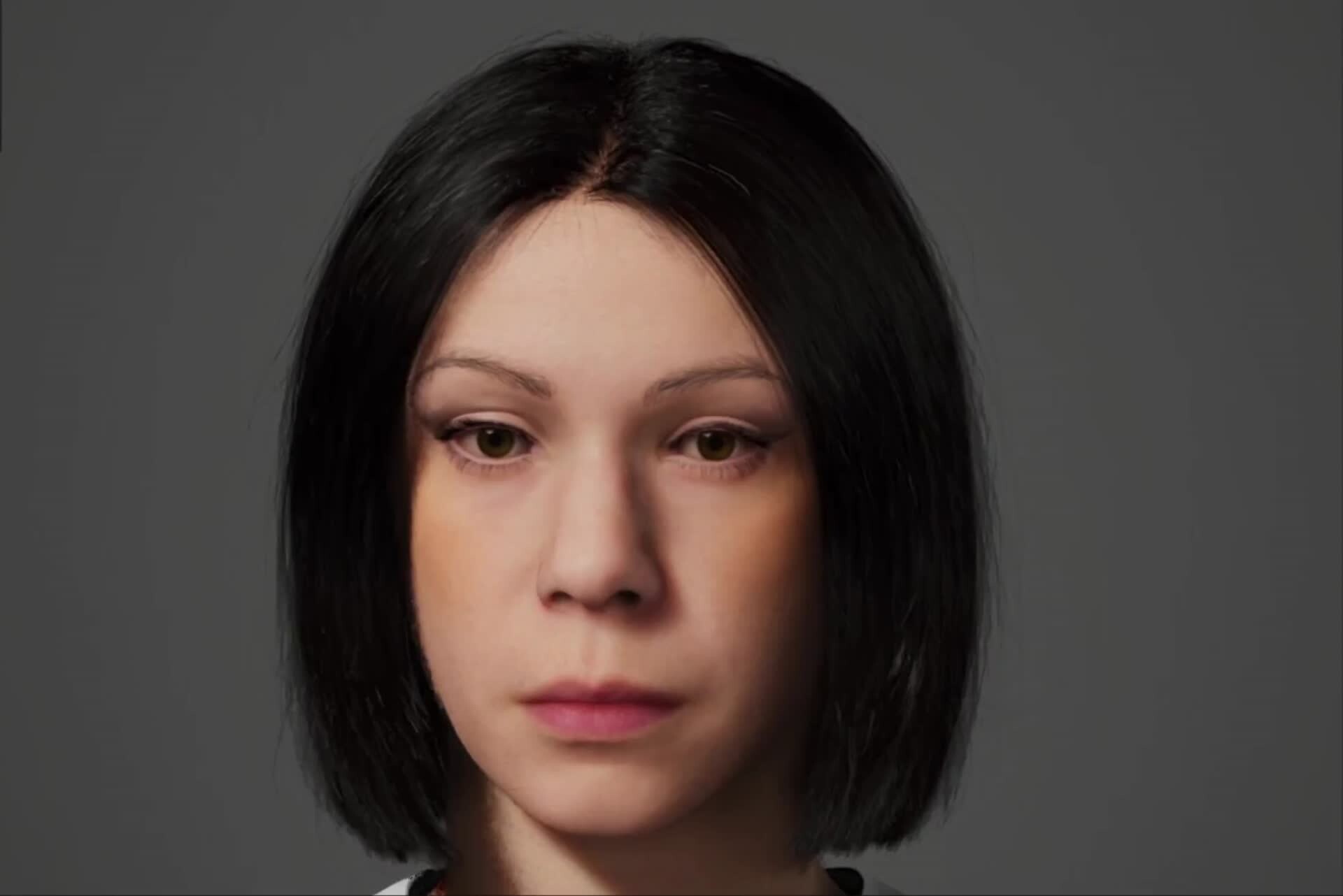 ArtStation - Character Model 1 - Michelle w. Idle and Face Movements