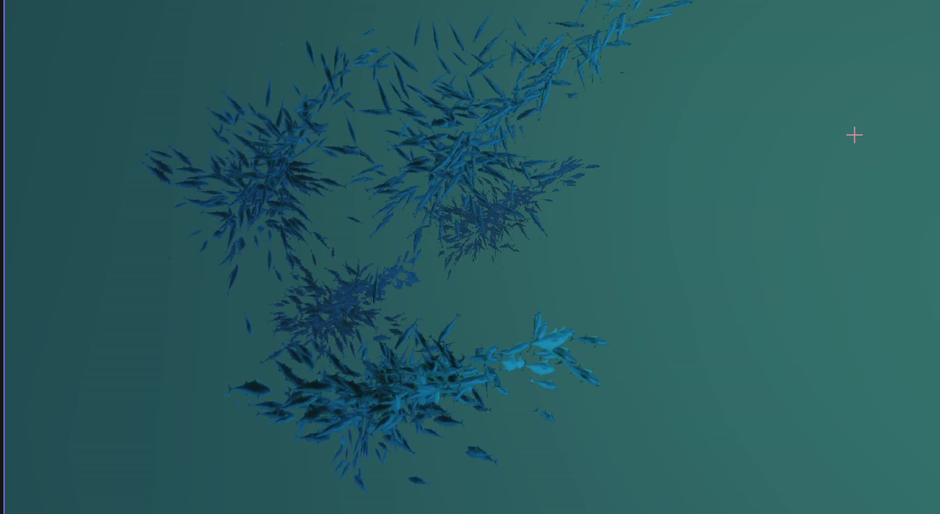 ArtStation - Niagra particle system Fish School.