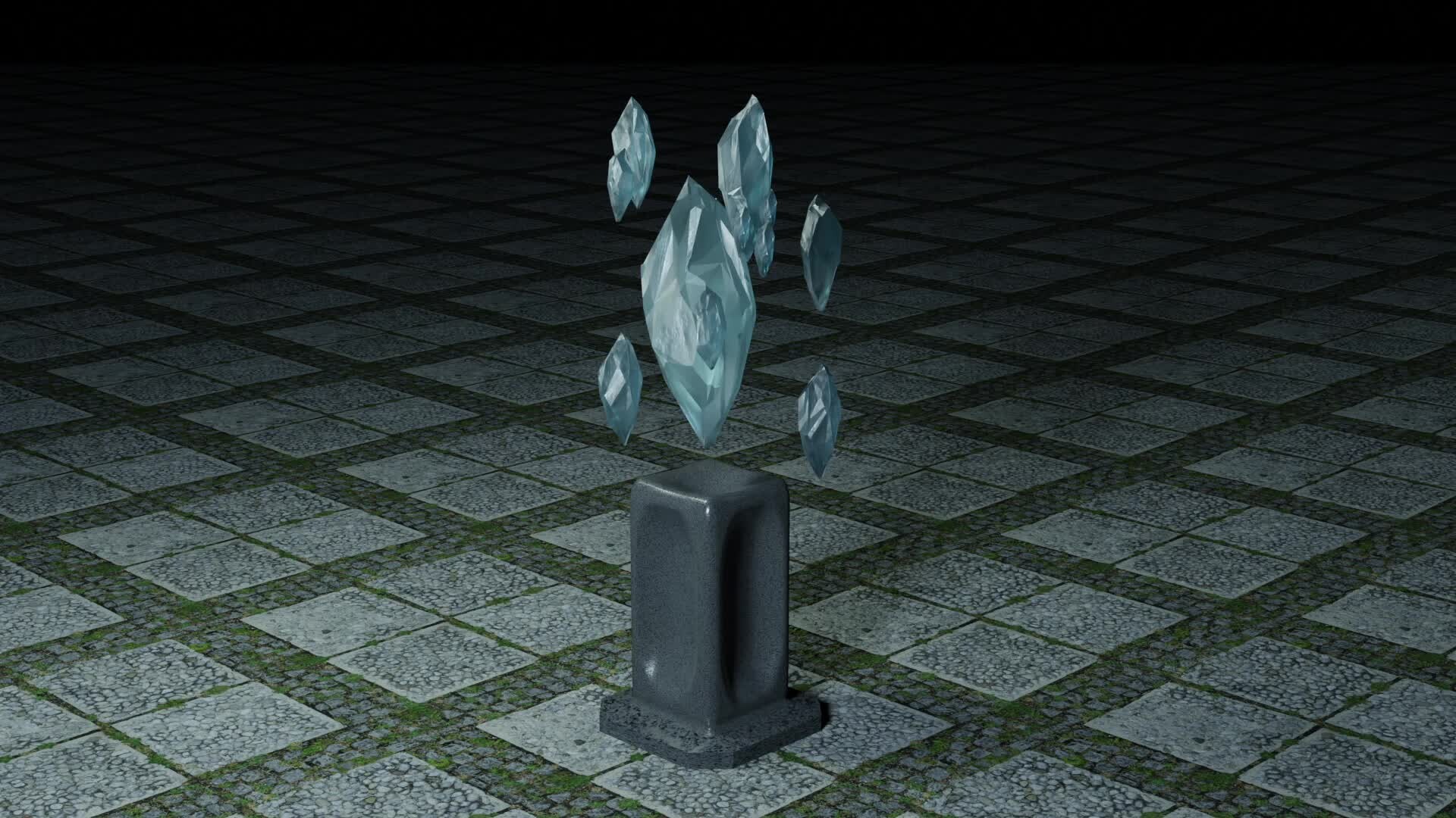 ArtStation - Floating Mana Crystals