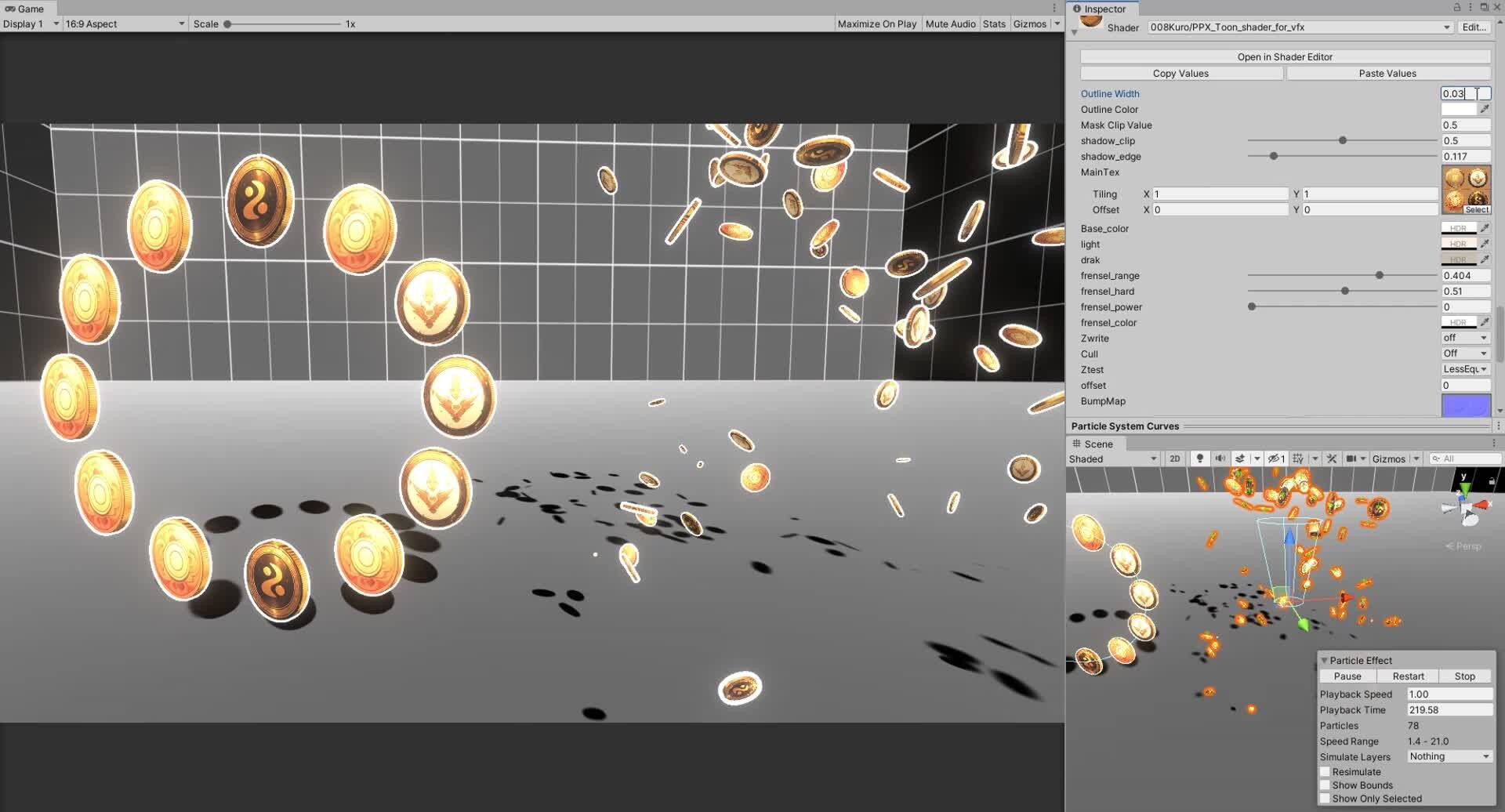 ArtStation - Gold Coin Rain VFX ，work with AI