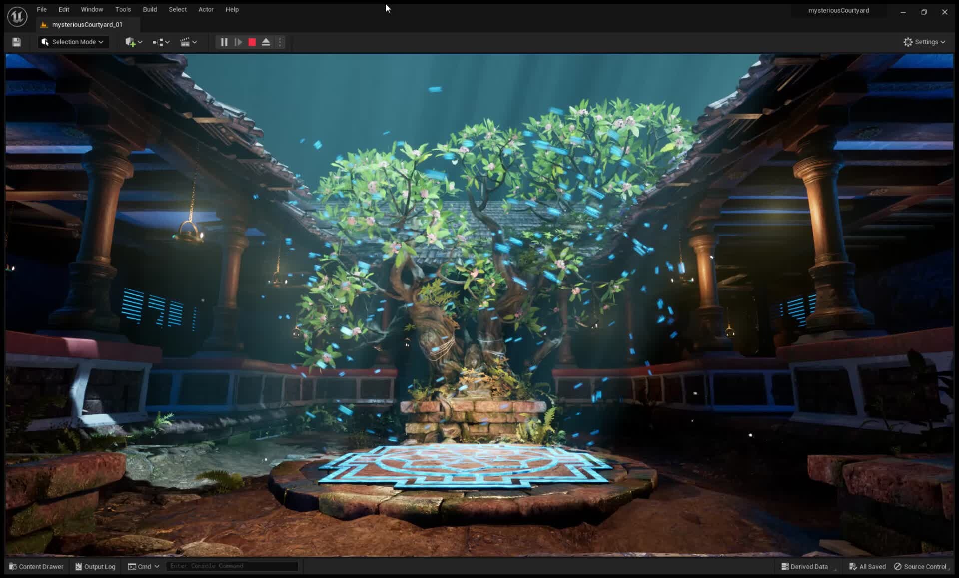 ArtStation - Mysterious Courtyard