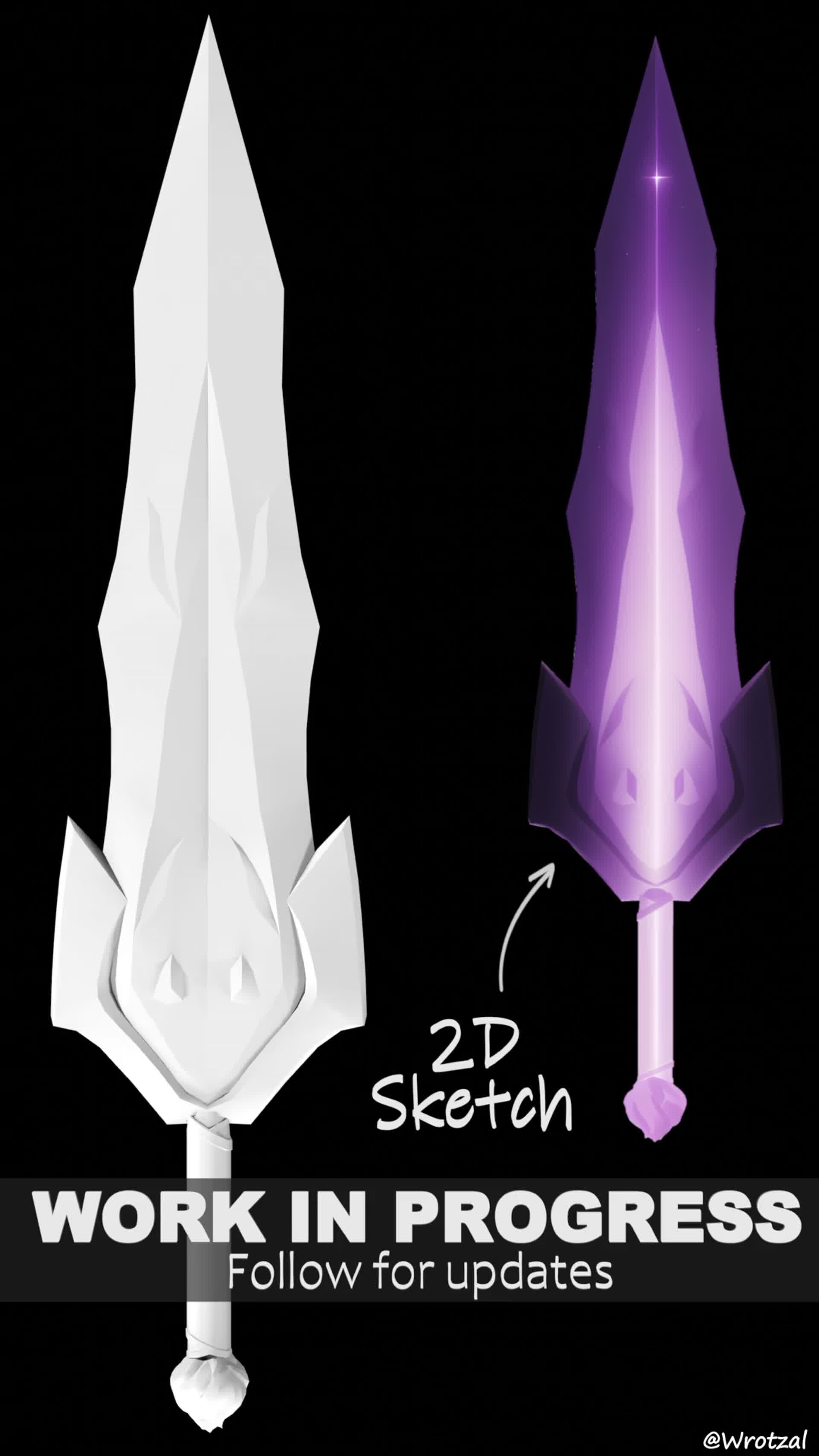 ArtStation - Sword Sidusnox (work in progress)