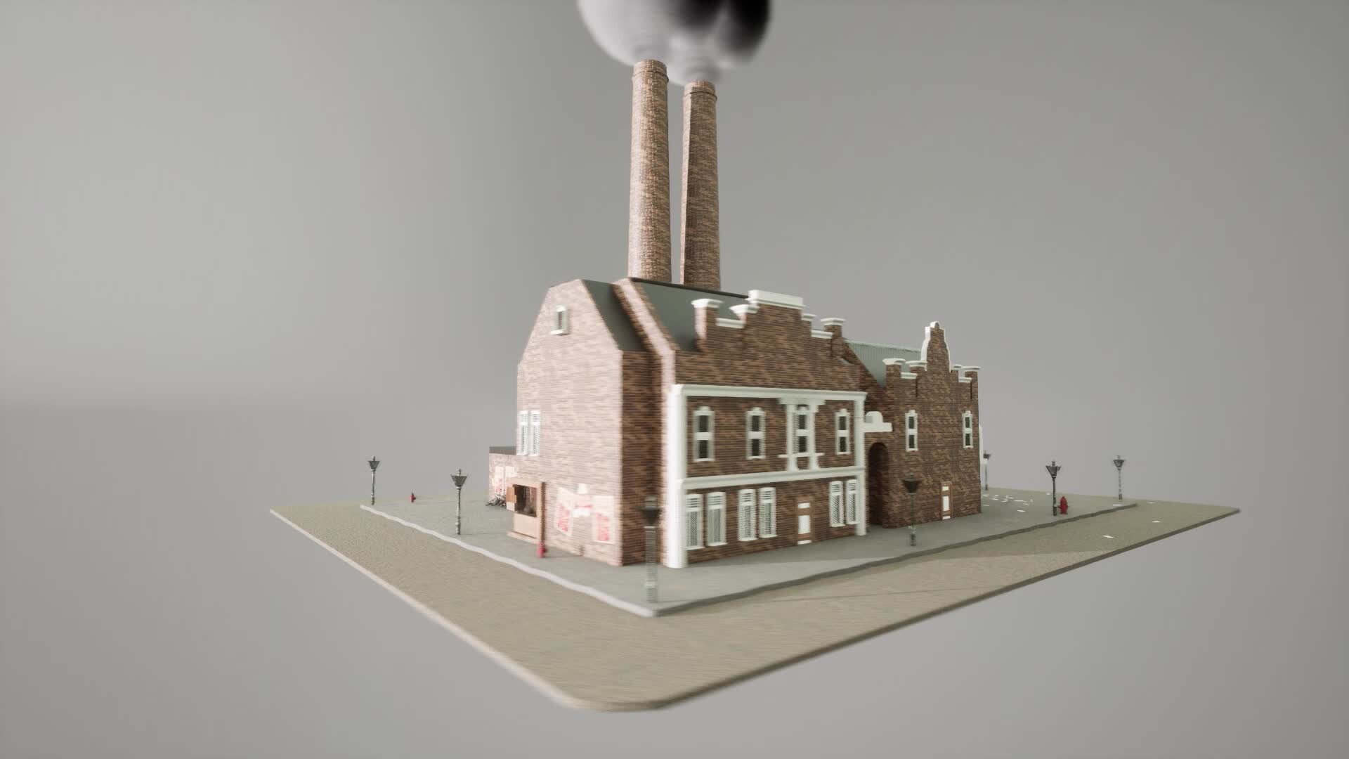 ArtStation - 3D environment: the brick factory