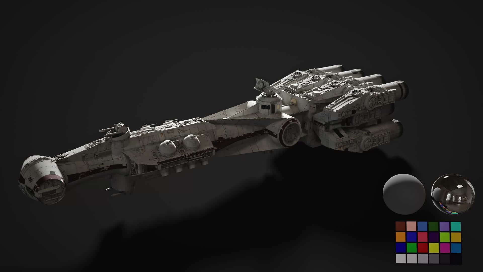 ArtStation - Tantive IV - Blockade Runner - Corellian Corvette - CR90 ...