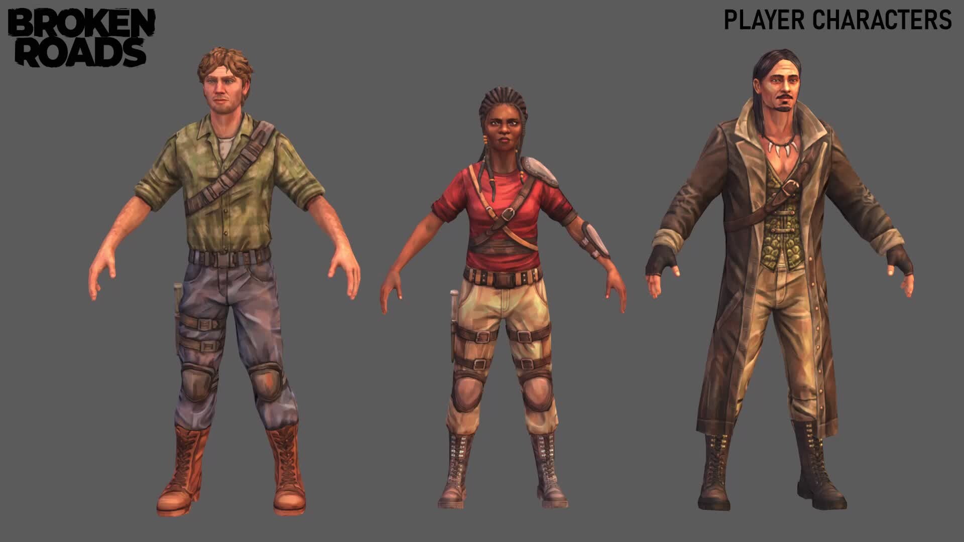ArtStation - Player Characters Texturing Turnaround