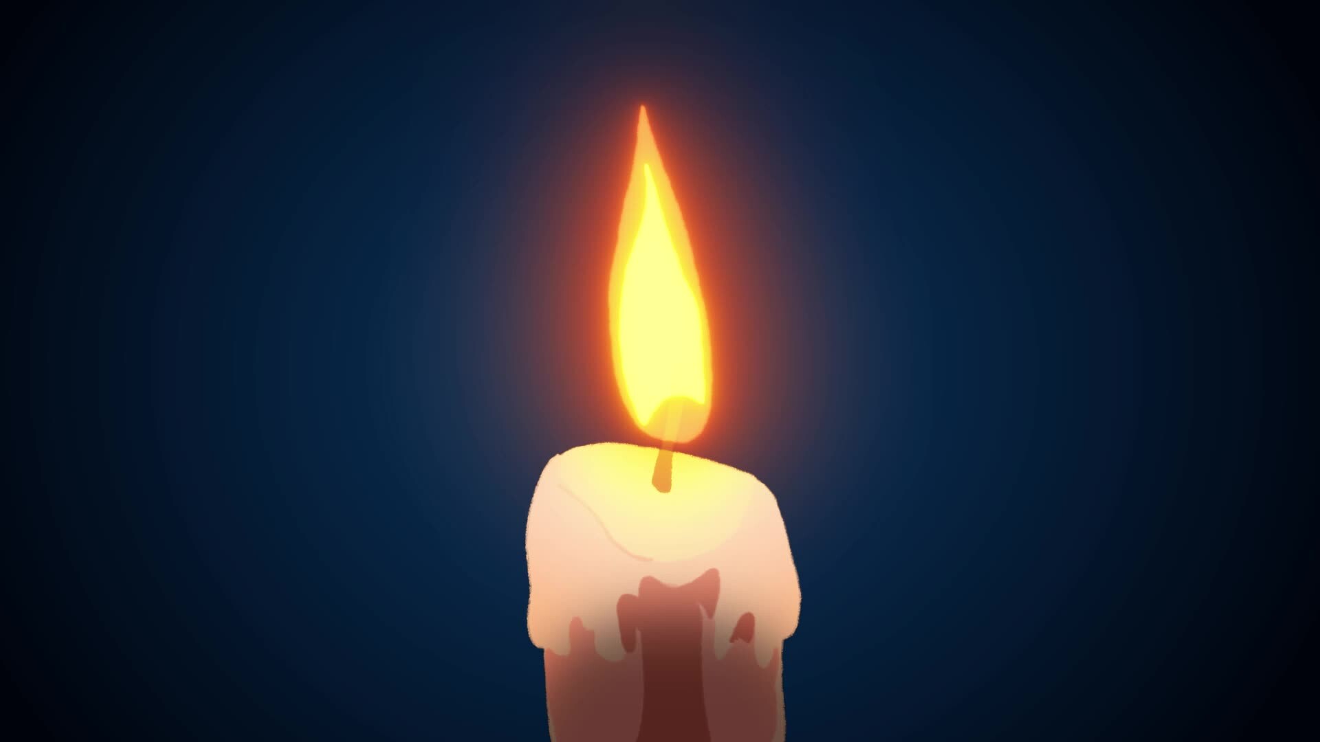 ArtStation - Candle 2D animation