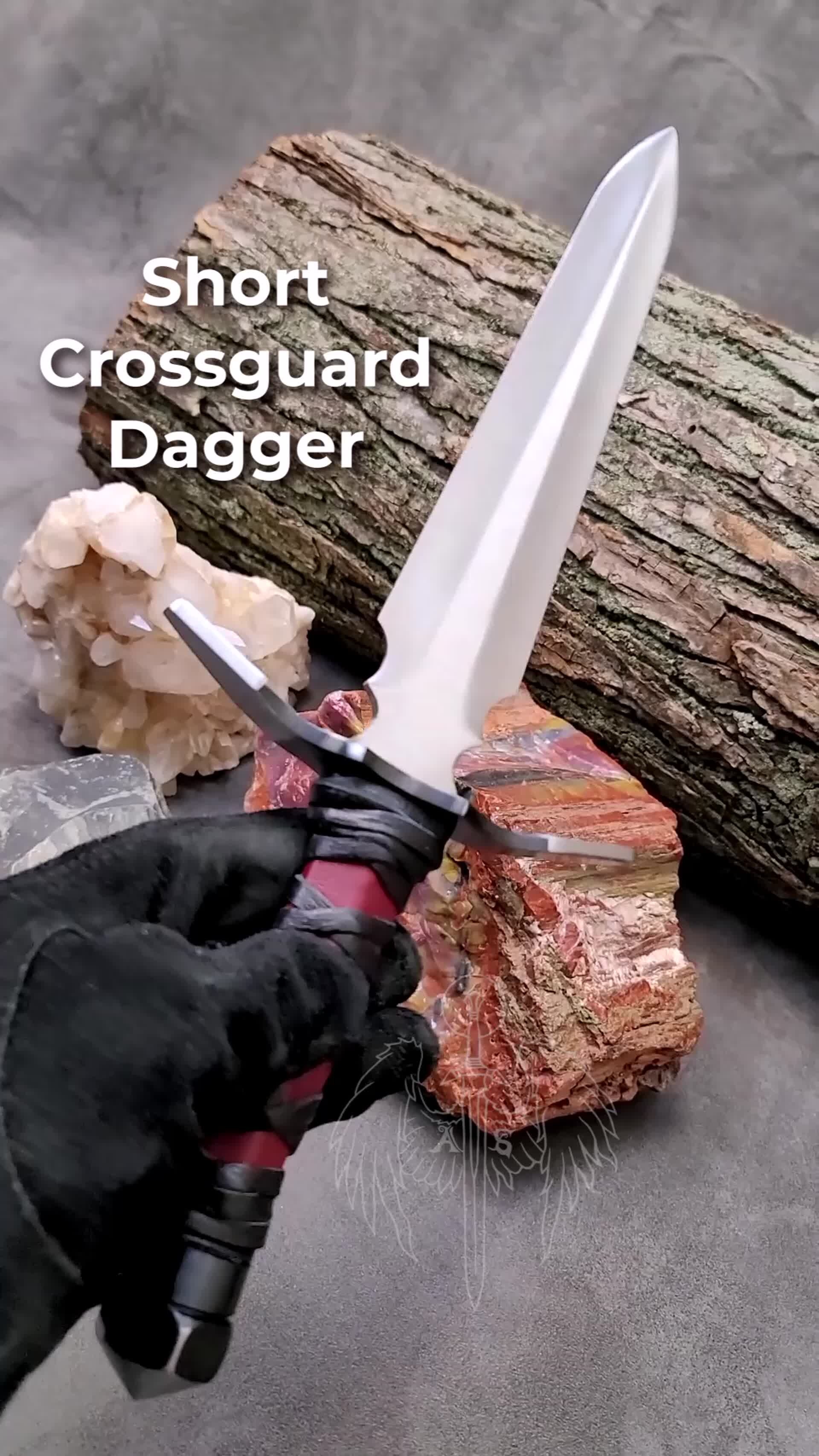 ArtStation - 'Lady in Red' Crossguard Dagger (Short Version)