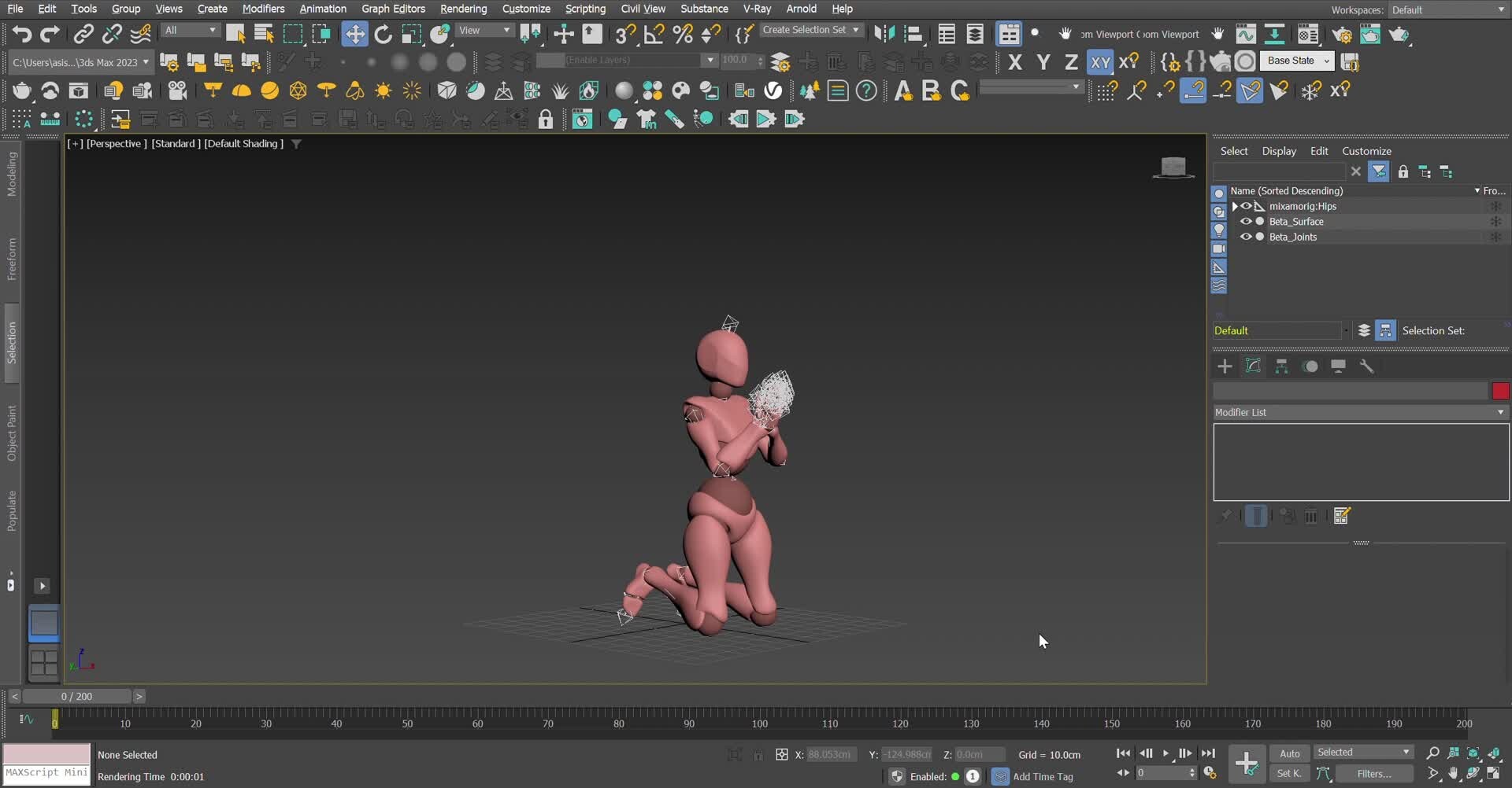ArtStation - Human Rigging (Praying to God)