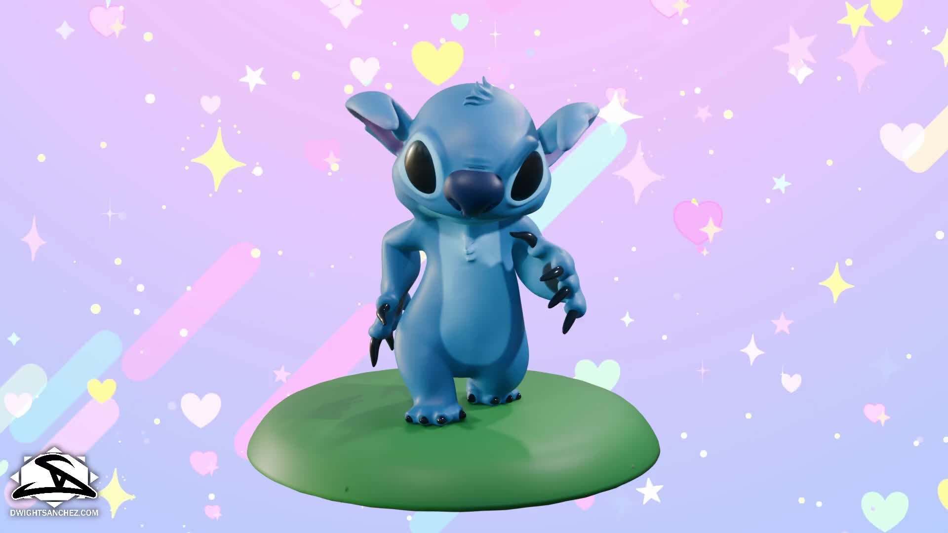 ArtStation - Stitch Walk Cycle