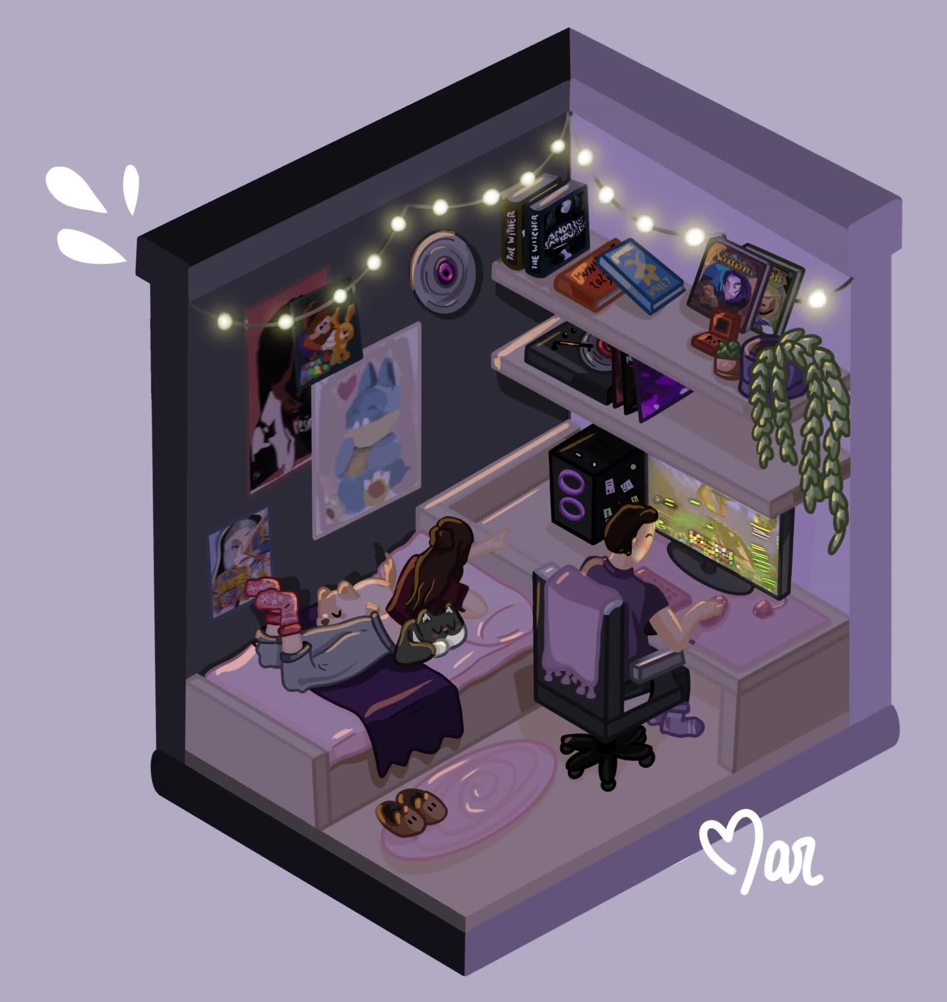 ArtStation - Animated Cozy Diorama