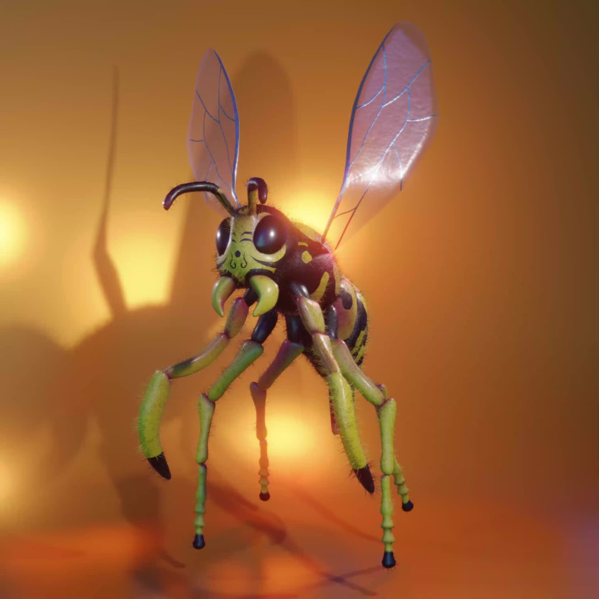ArtStation - wasp attack