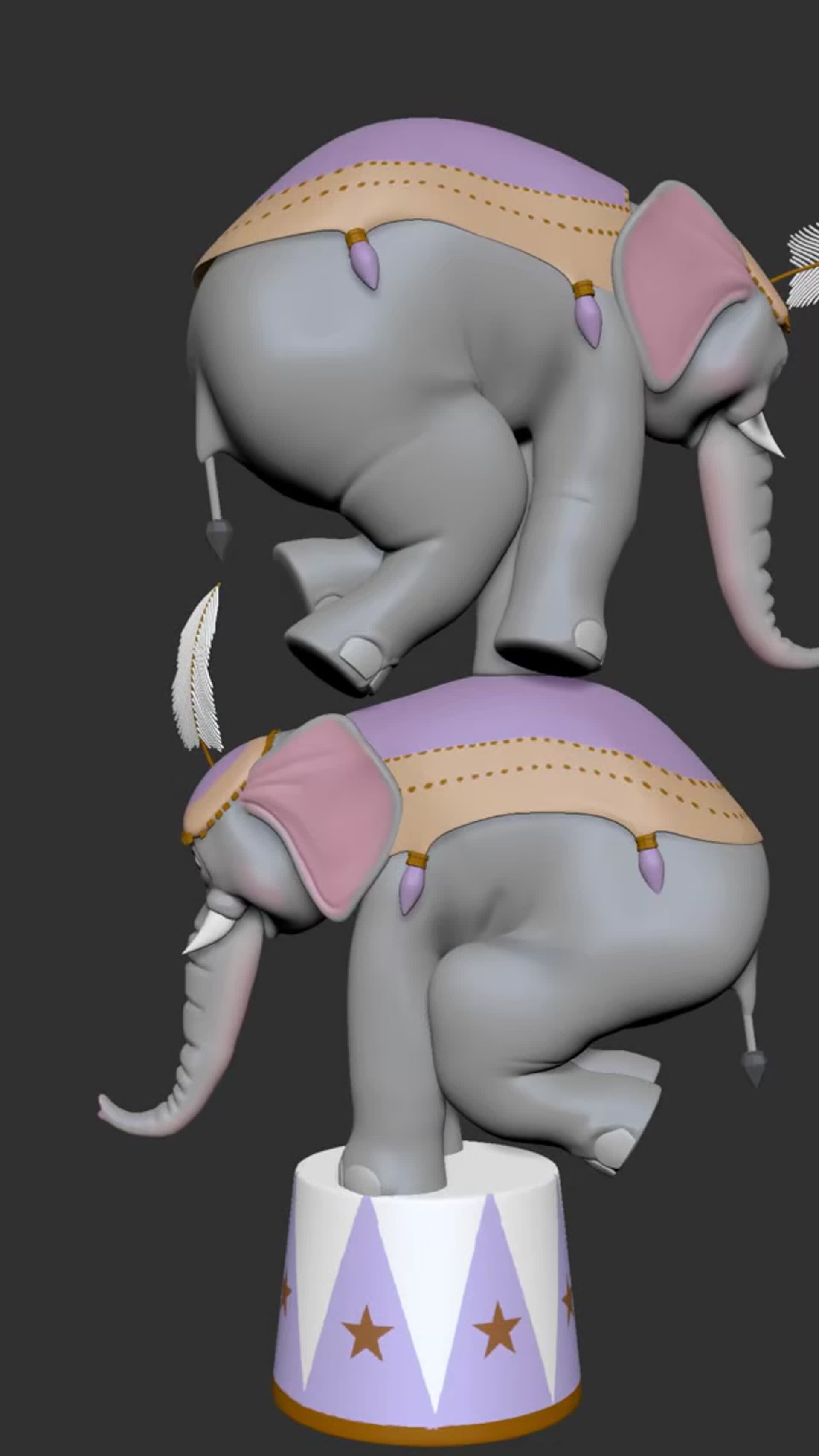 ArtStation - Circus elephants