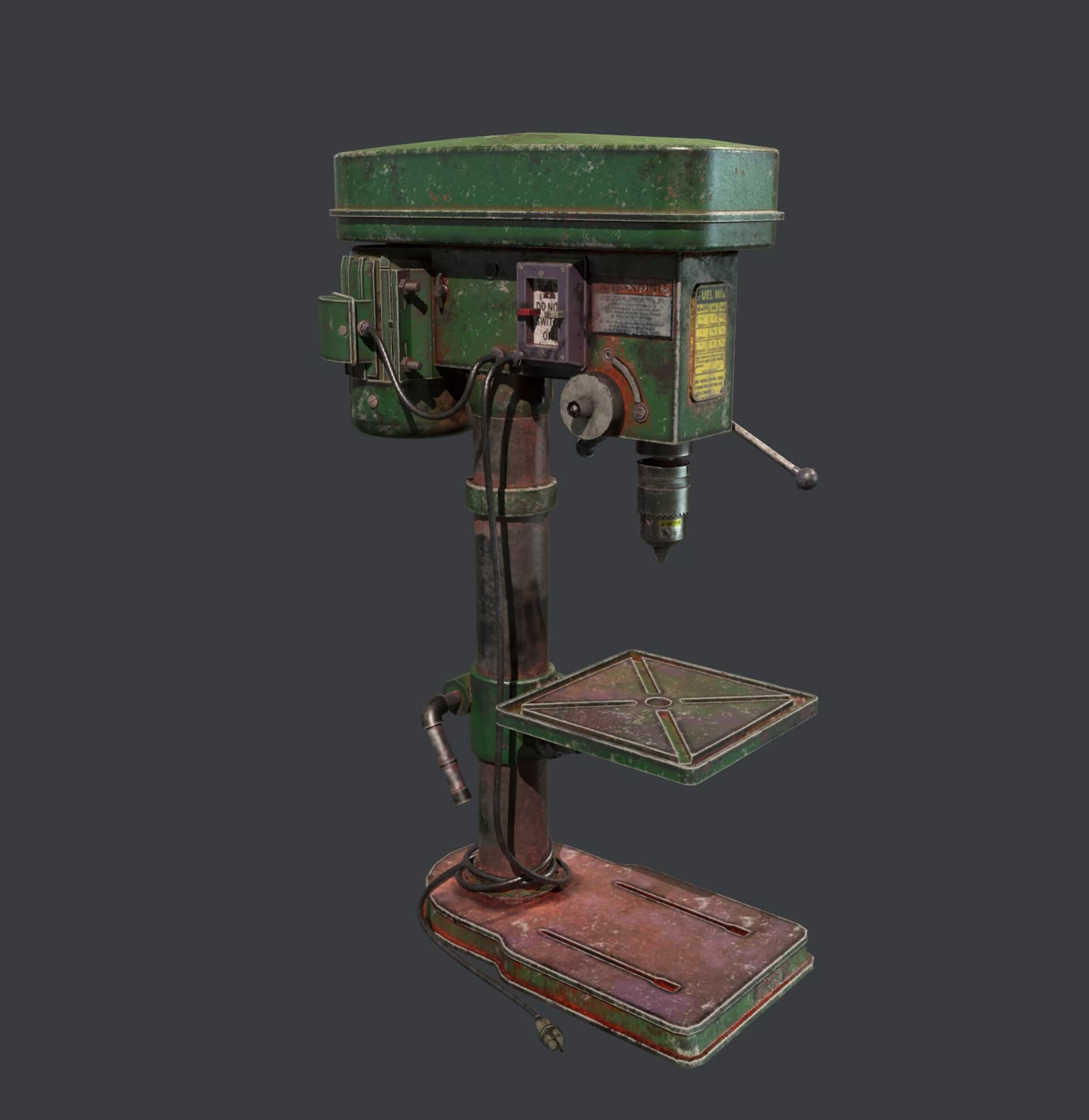 ArtStation - Drill Machine
