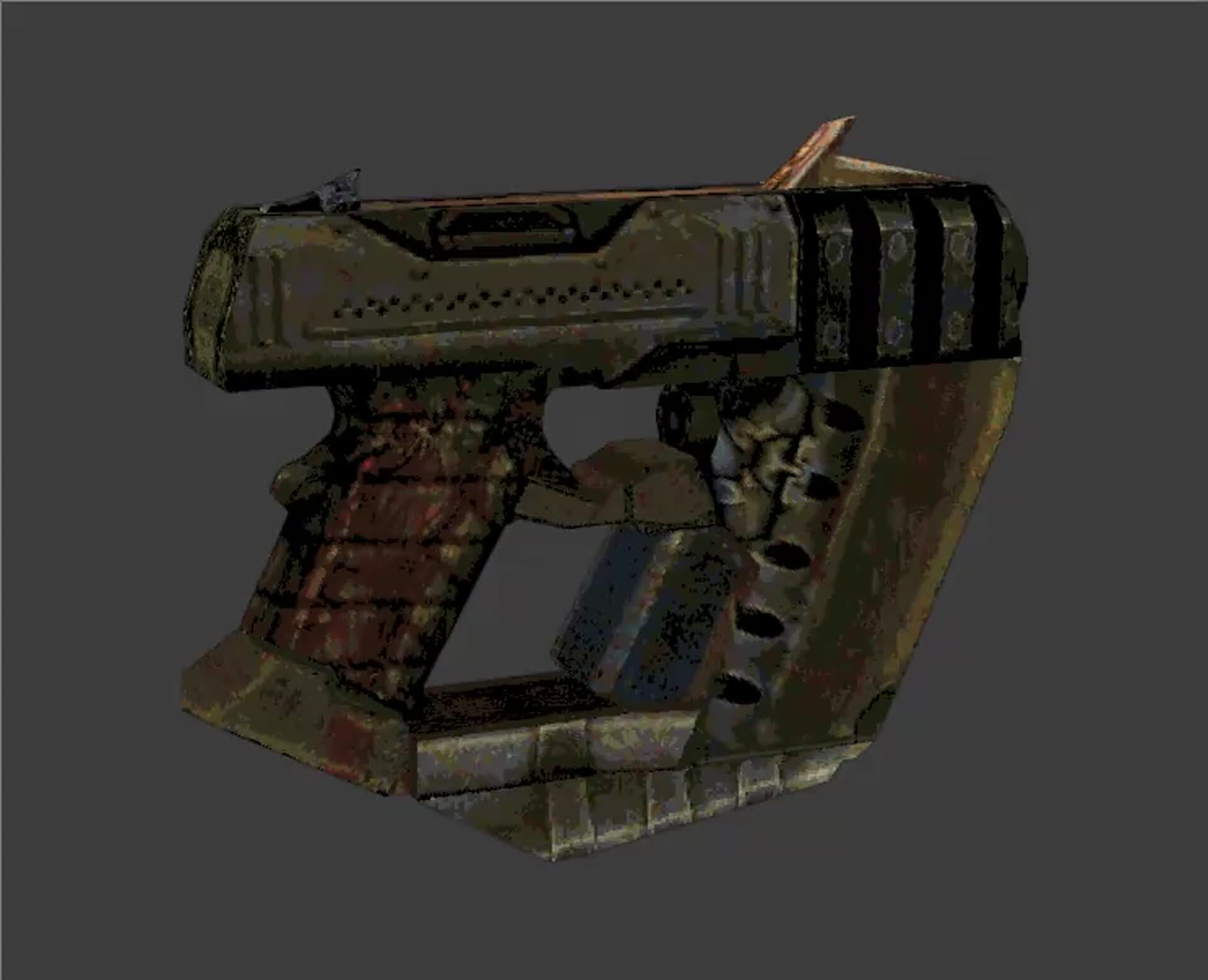 ArtStation - Rusty Handgun