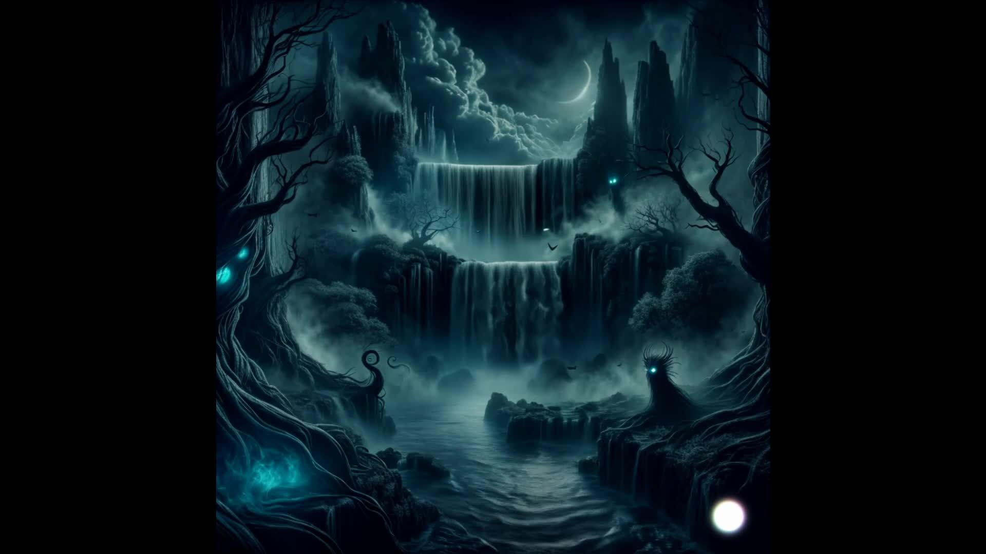 ArtStation - Fantasy waterfall