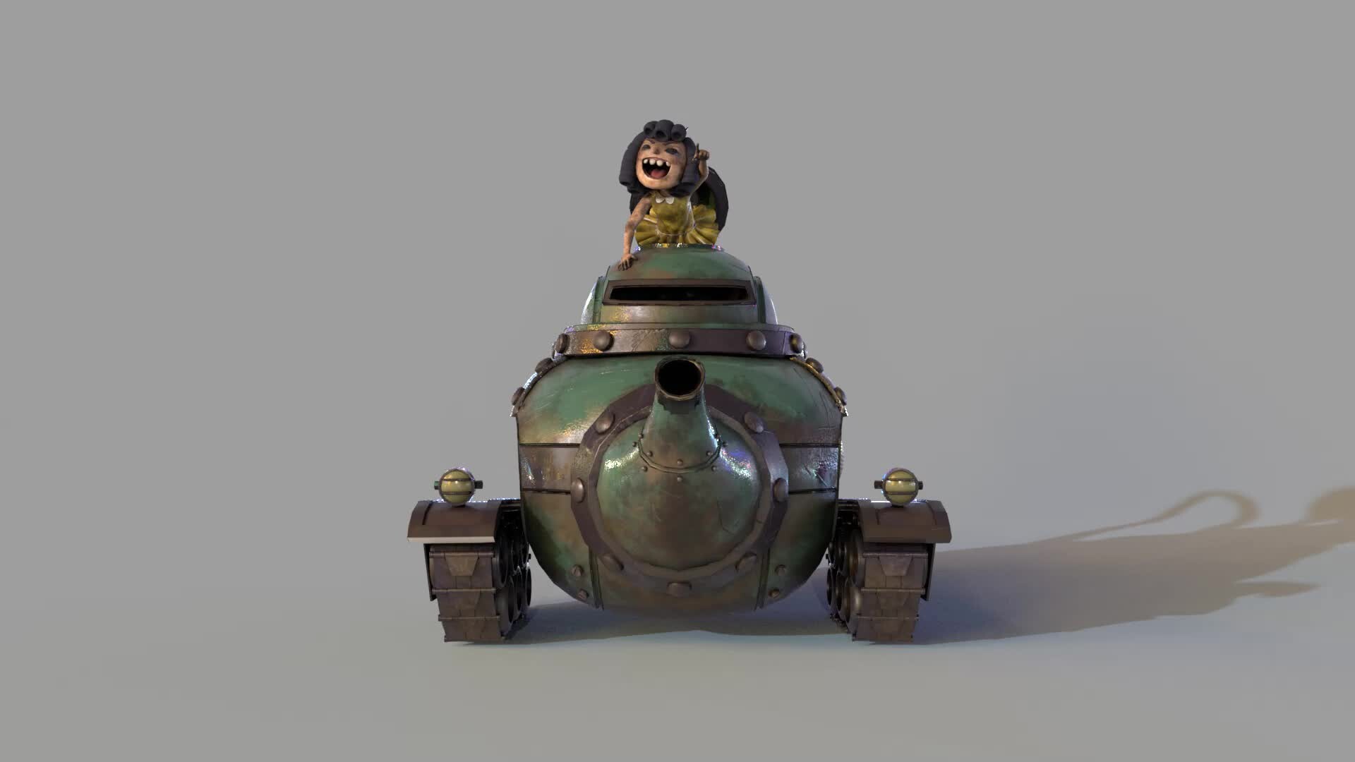 ArtStation - Pixar's Renderman "Rolling Teapot" Challenge