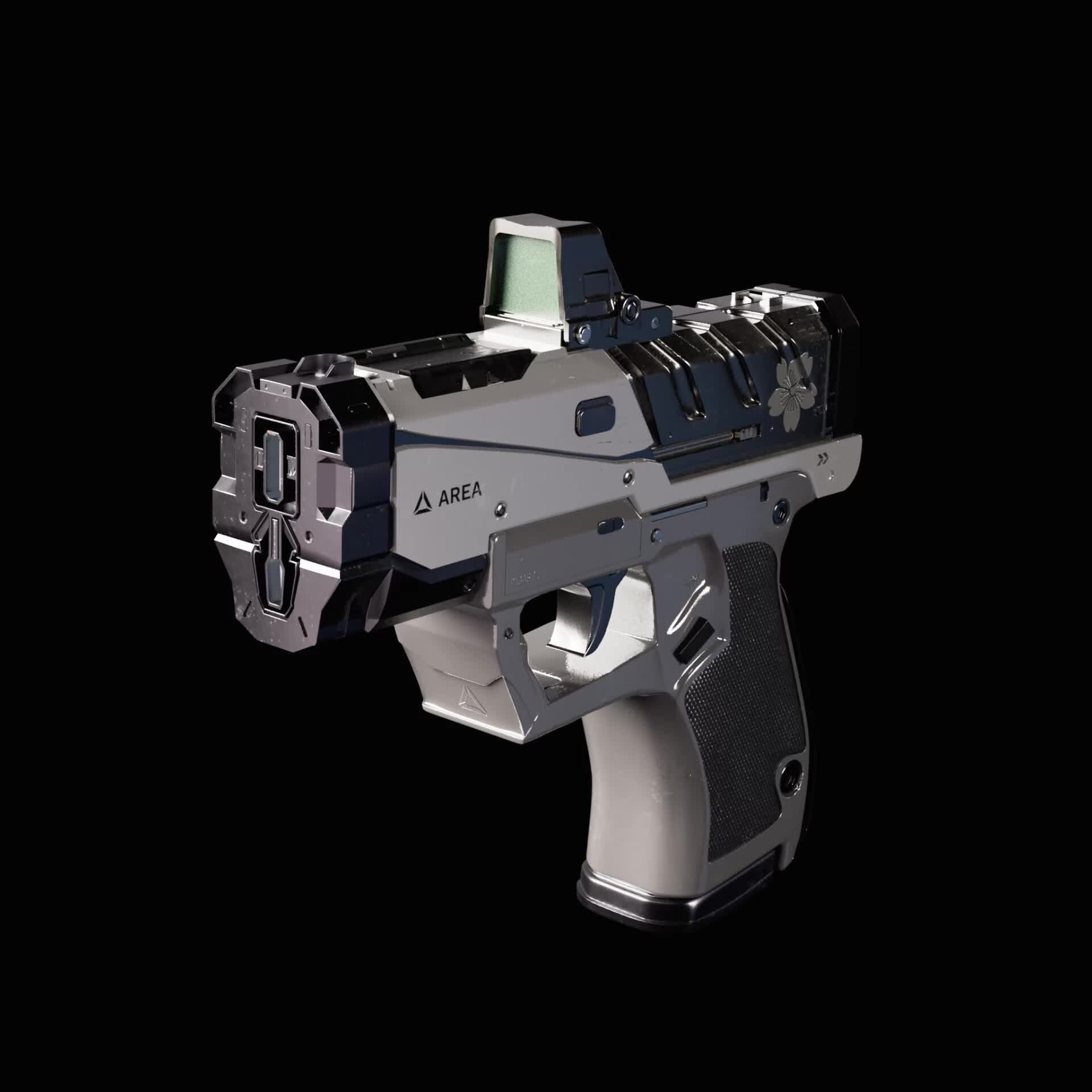 ArtStation - Sci-fi quantum pistol