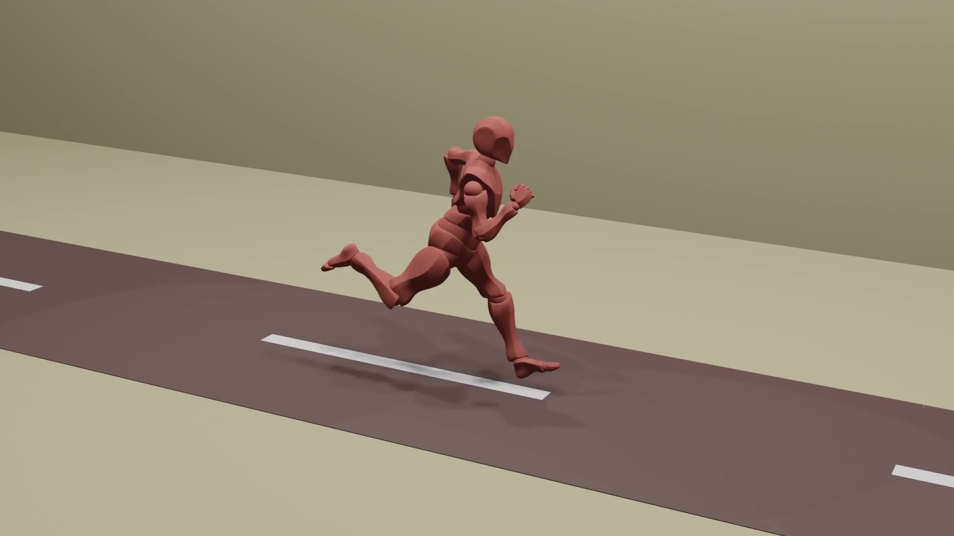 ArtStation - Running Marathon Animation