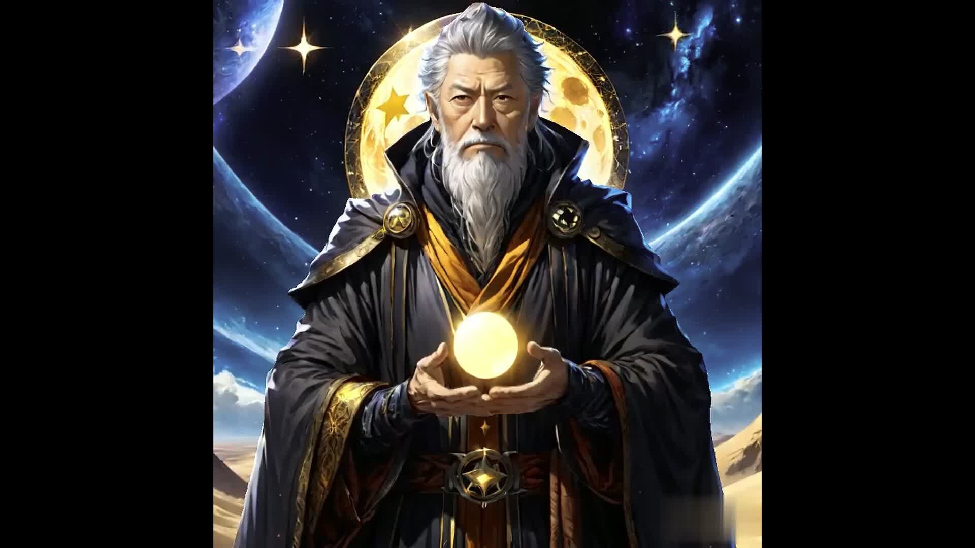 ArtStation - wizard holding an orb