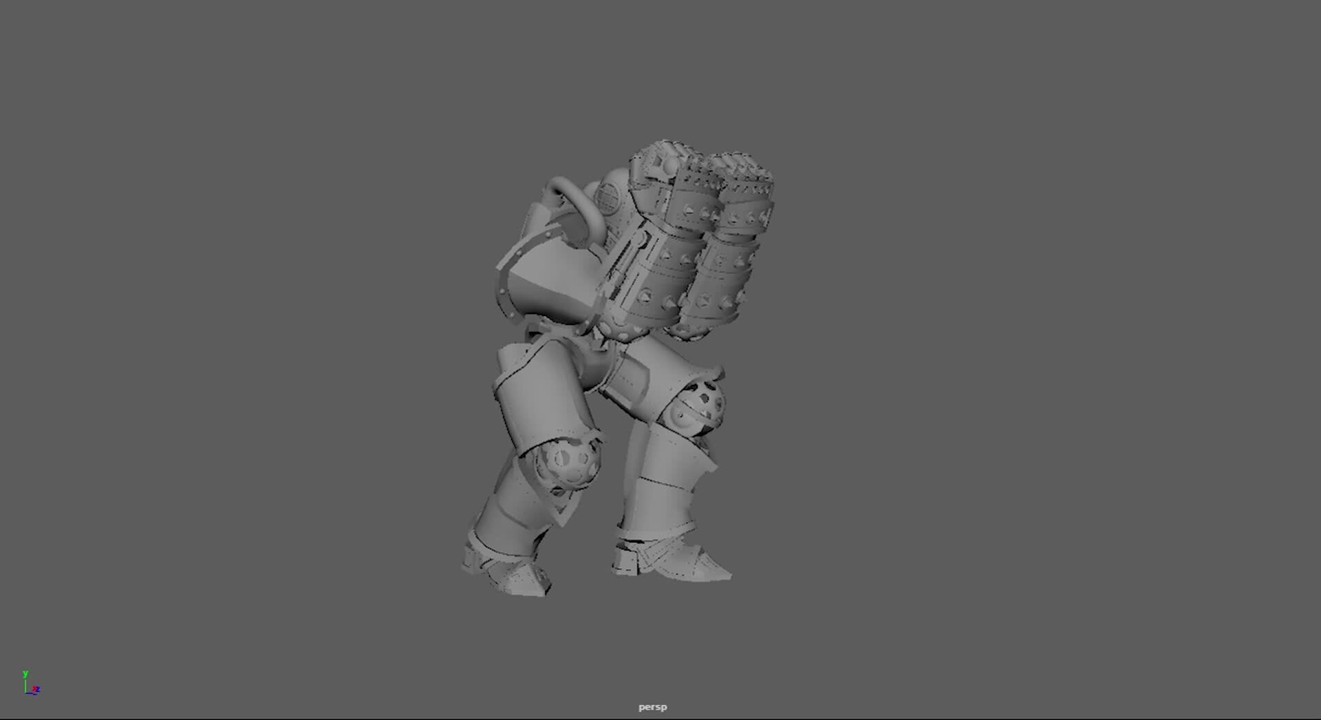 ArtStation - 3D Animation - Robot Walking while Protecting itself.