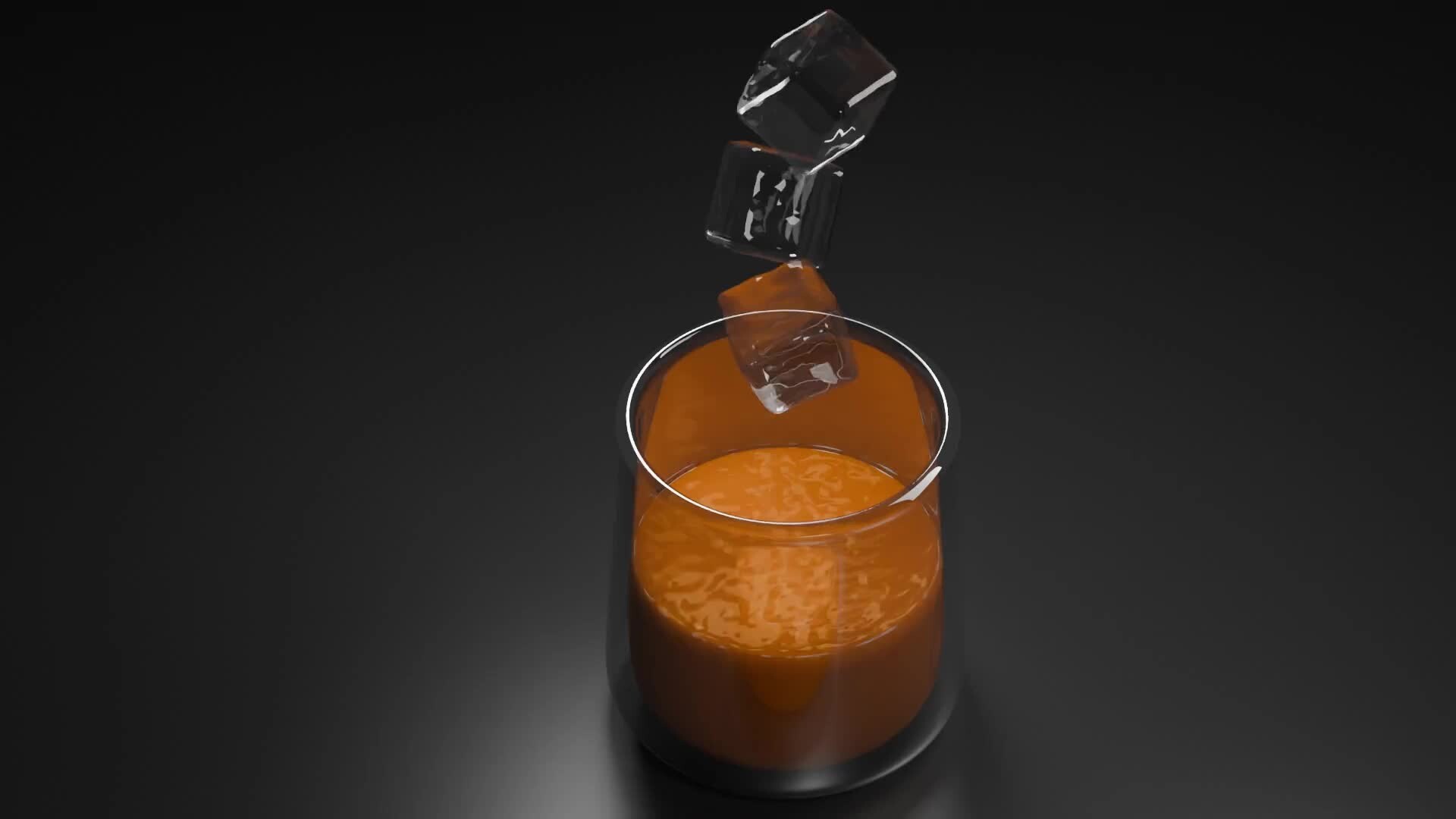 ArtStation - The first small animation. A glass to you🥃