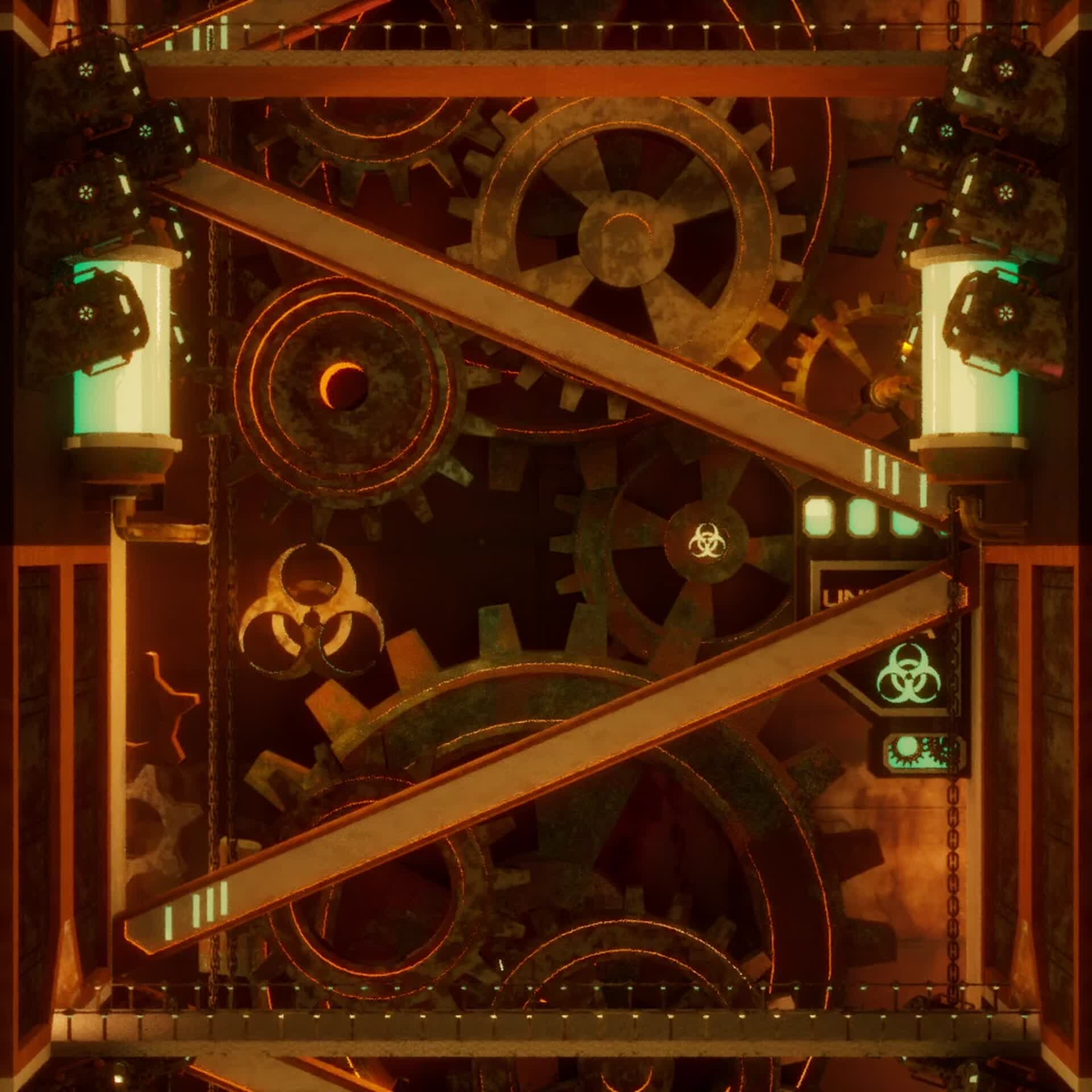 ArtStation - Steampunk Gears | 3D Loop Animation