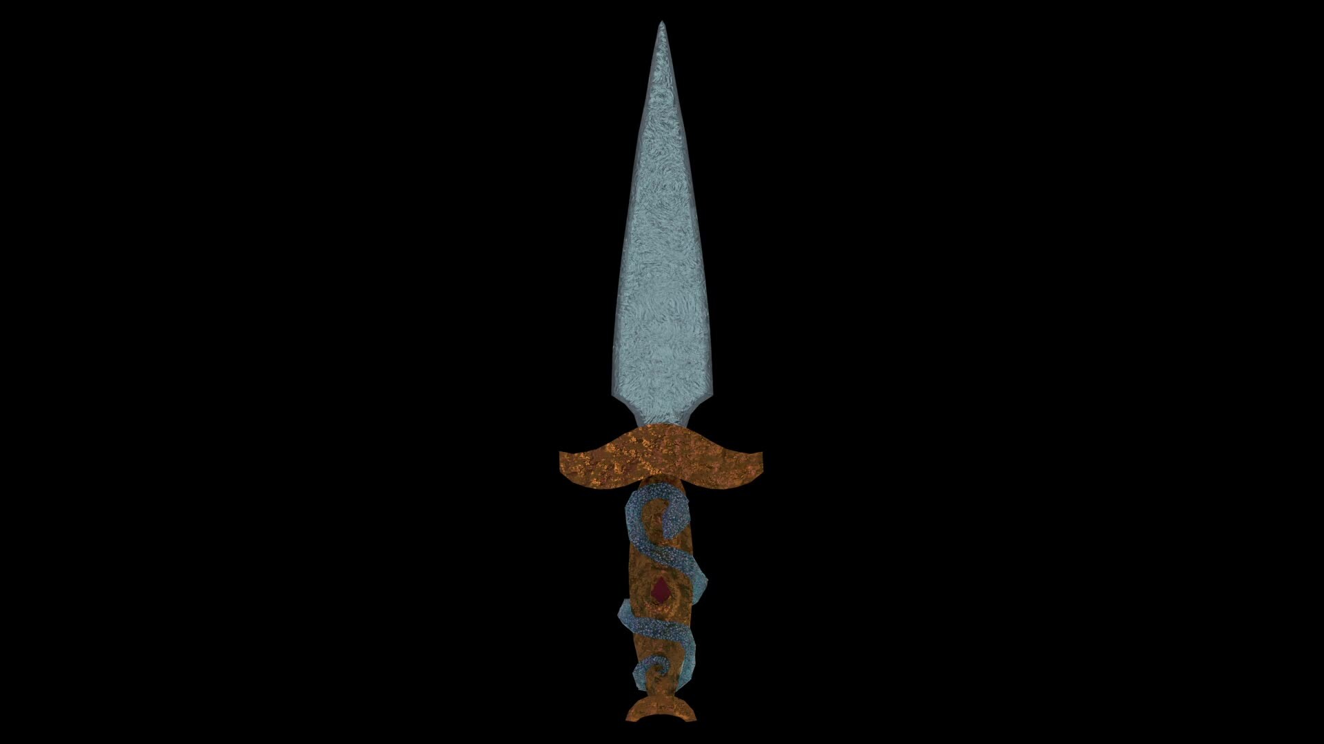 ArtStation - Frozen Snake Dagger