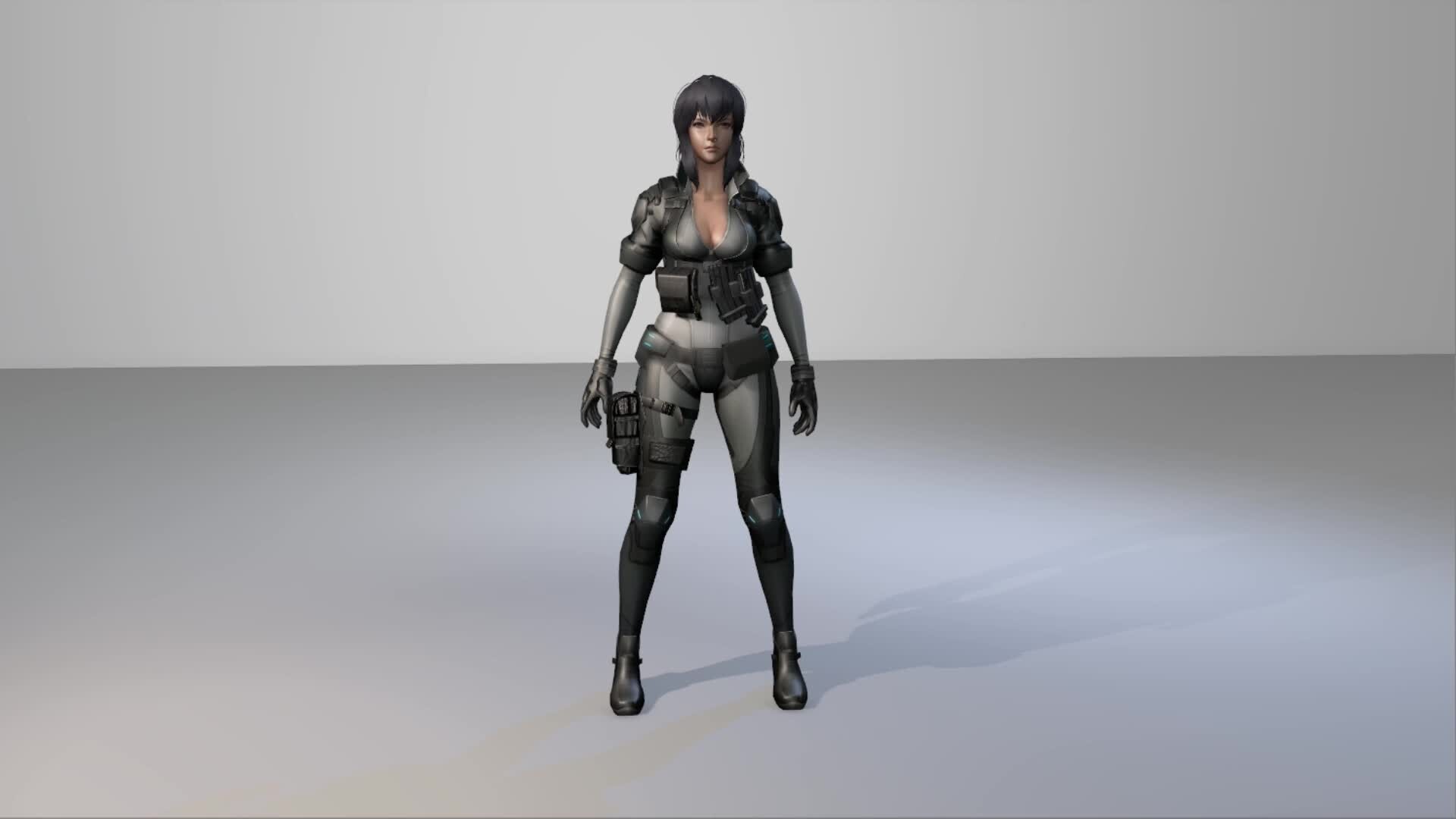 ArtStation - Rig Animation motoko-kusanag