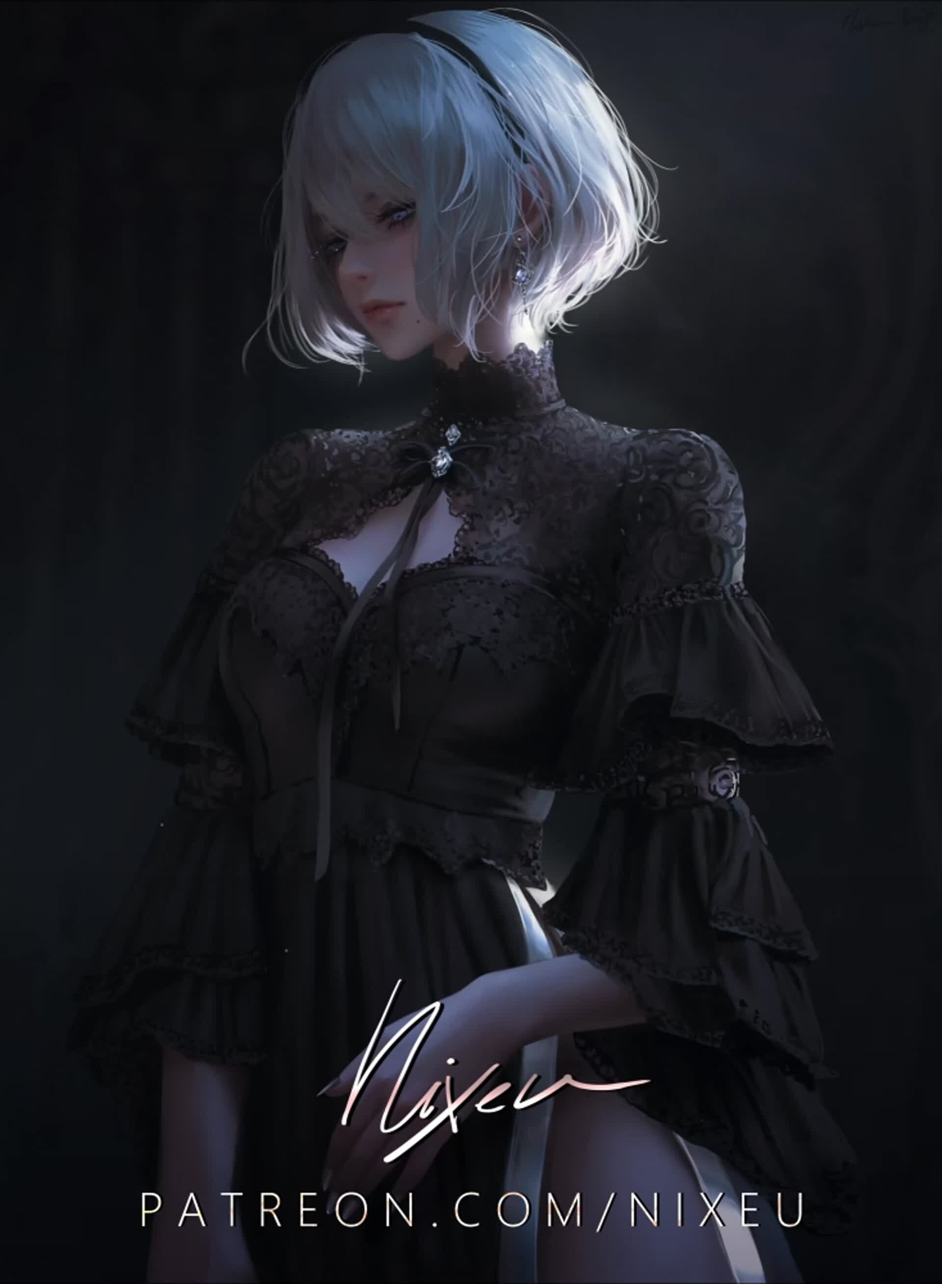 ArtStation - Artwork Animation - Nixeu - 2B