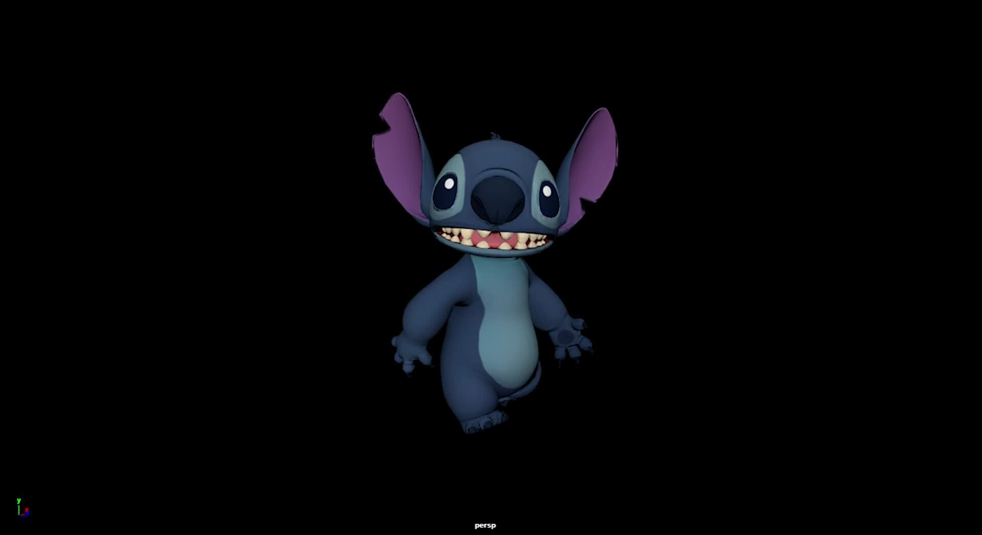 ArtStation - Stitch walk cycle