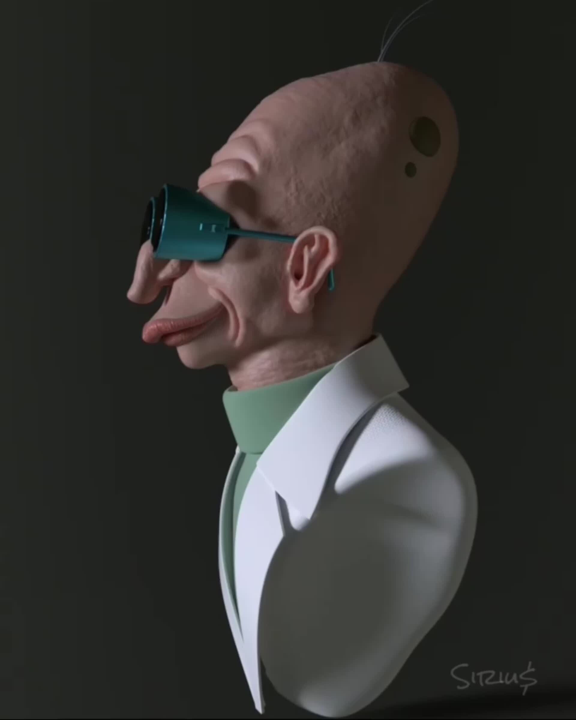 ArtStation - Young Professor Farnsworth 👨‍🔬🚀