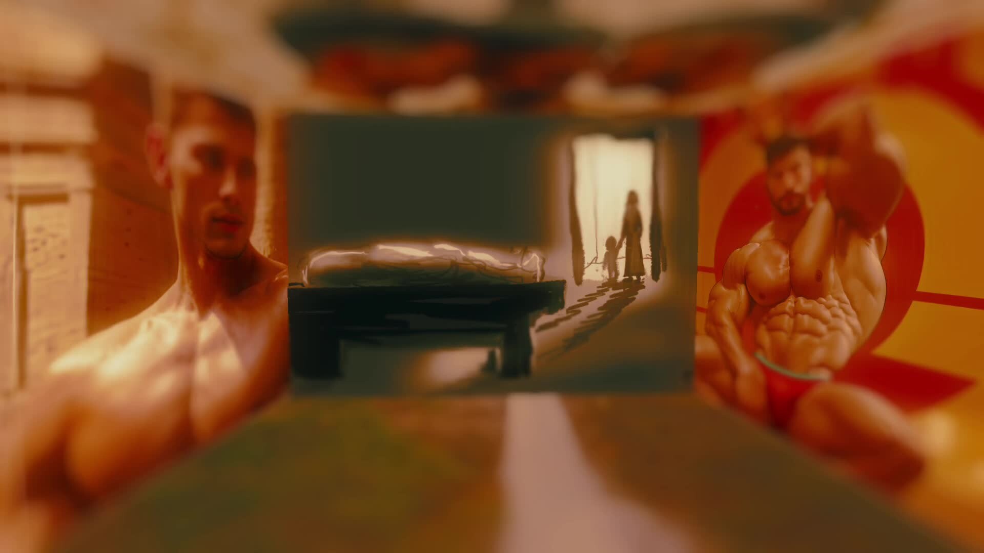 ArtStation - A experimental scene for my animation project Software : mental canvas BGM: snug by ...