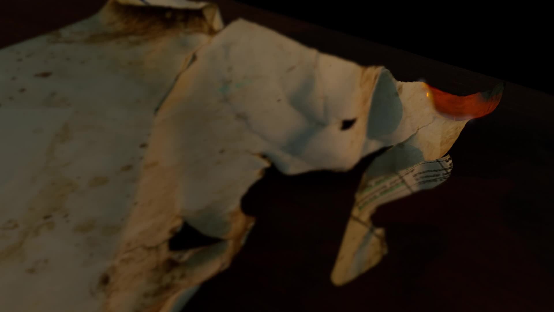 ArtStation - paper burning